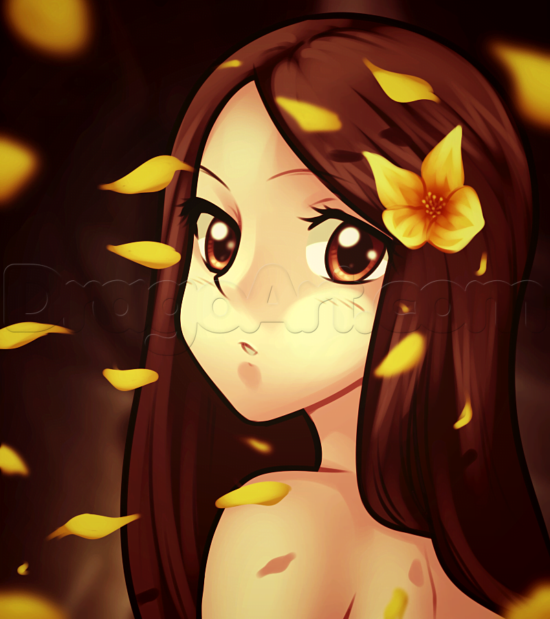 Discover 51 Long Hair Anime Girl Drawing Latest In Duhocakina