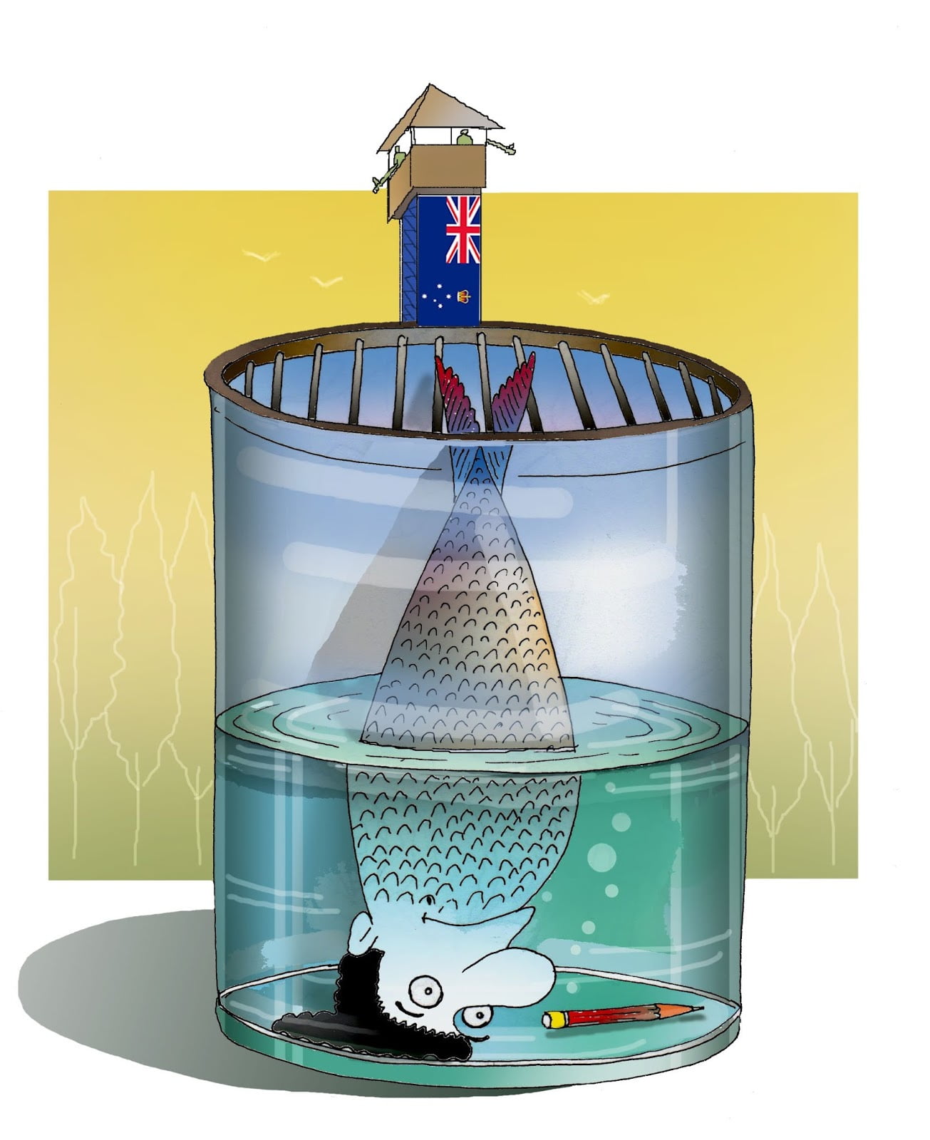 Eaten Fish - Toons Mag