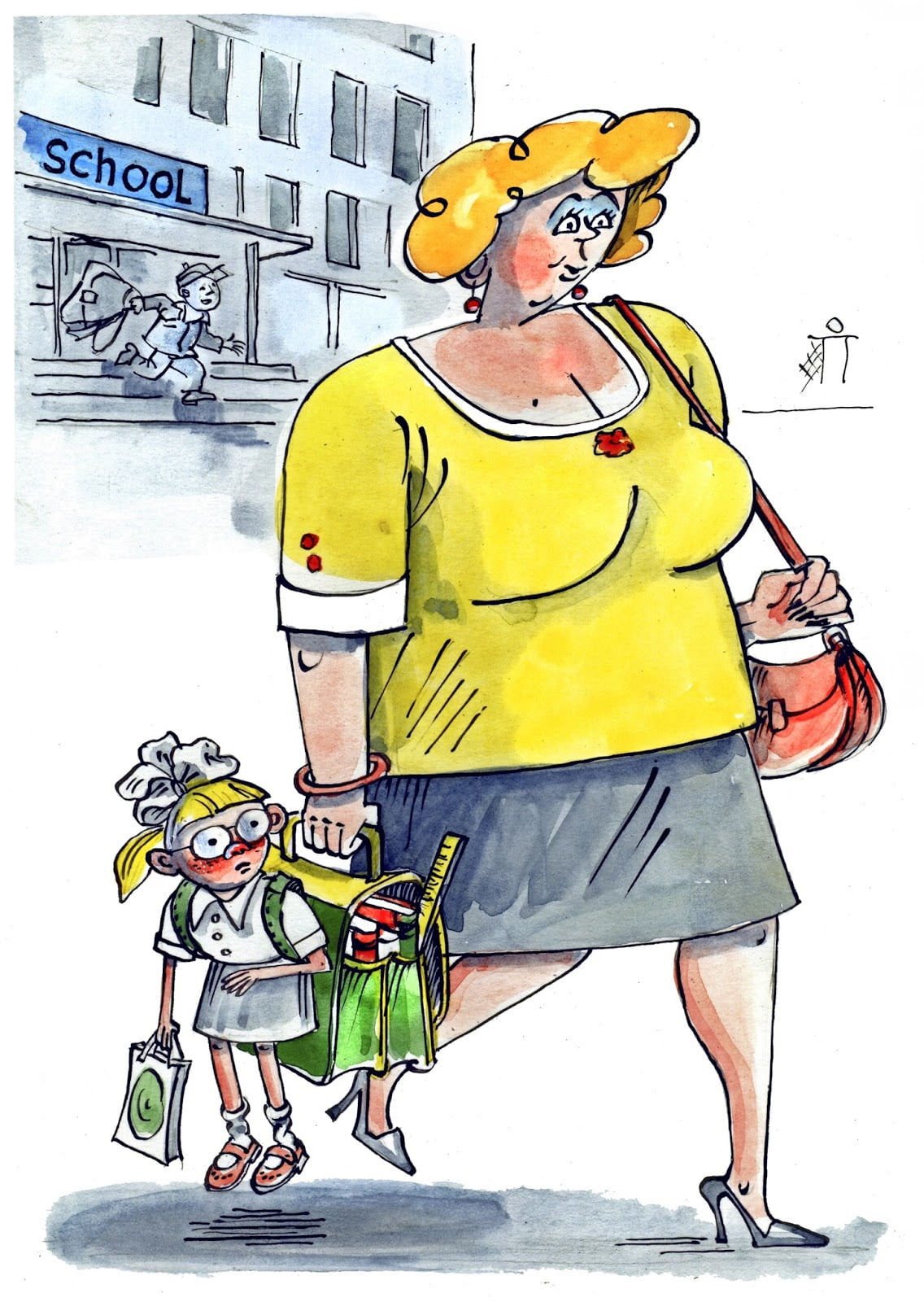 Burden Cartoon