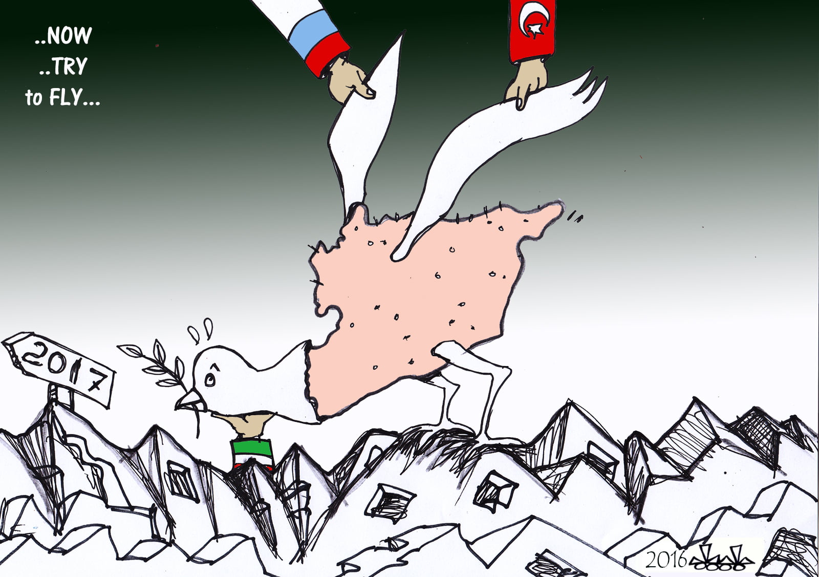 Peace In Syria - Toons Mag