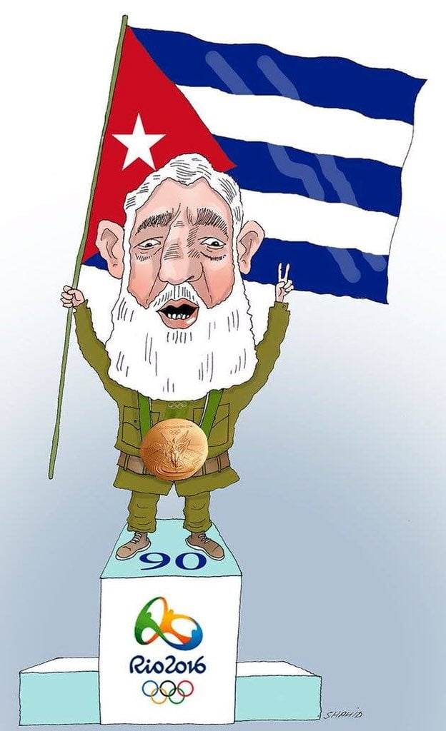 Fidel Castro Cartoon