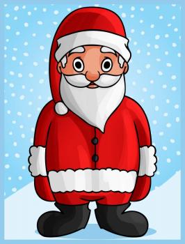 How To Draw Santa, Easy Tutorial, 6 Steps - Toons Mag