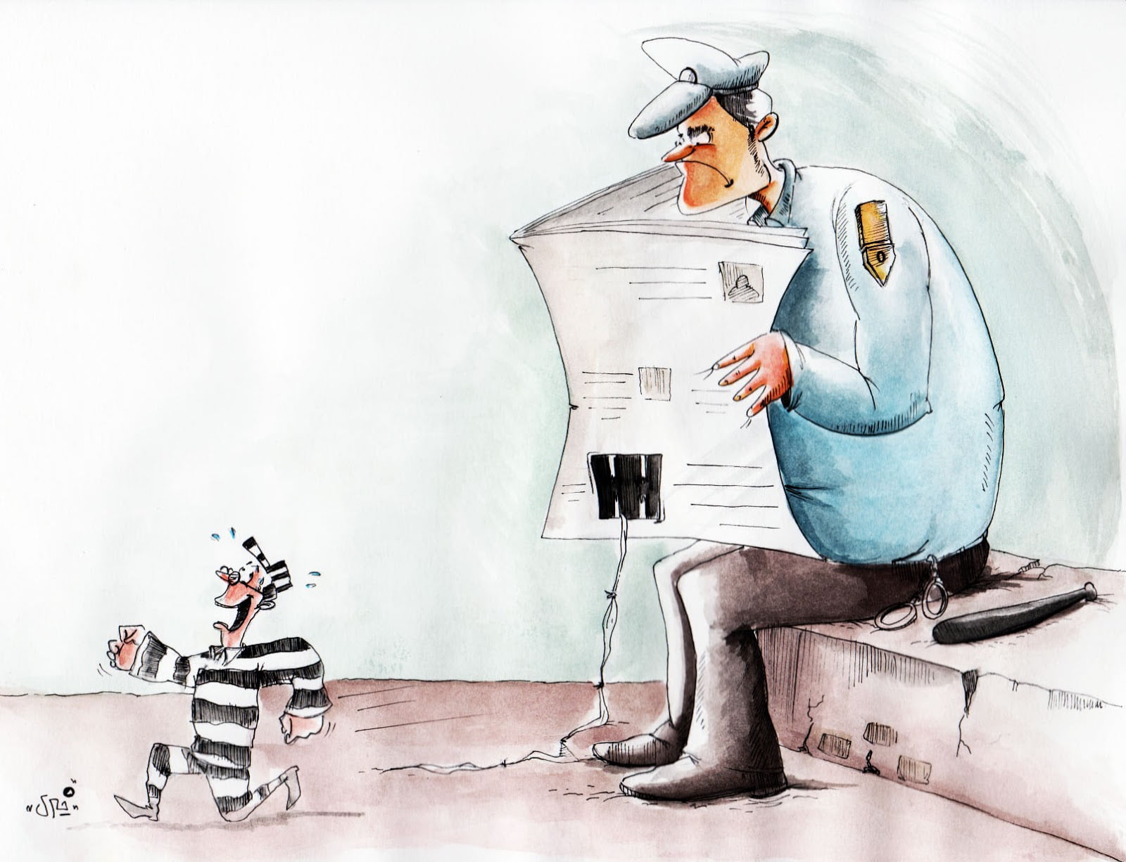 Journalist In Prison - Toons Mag