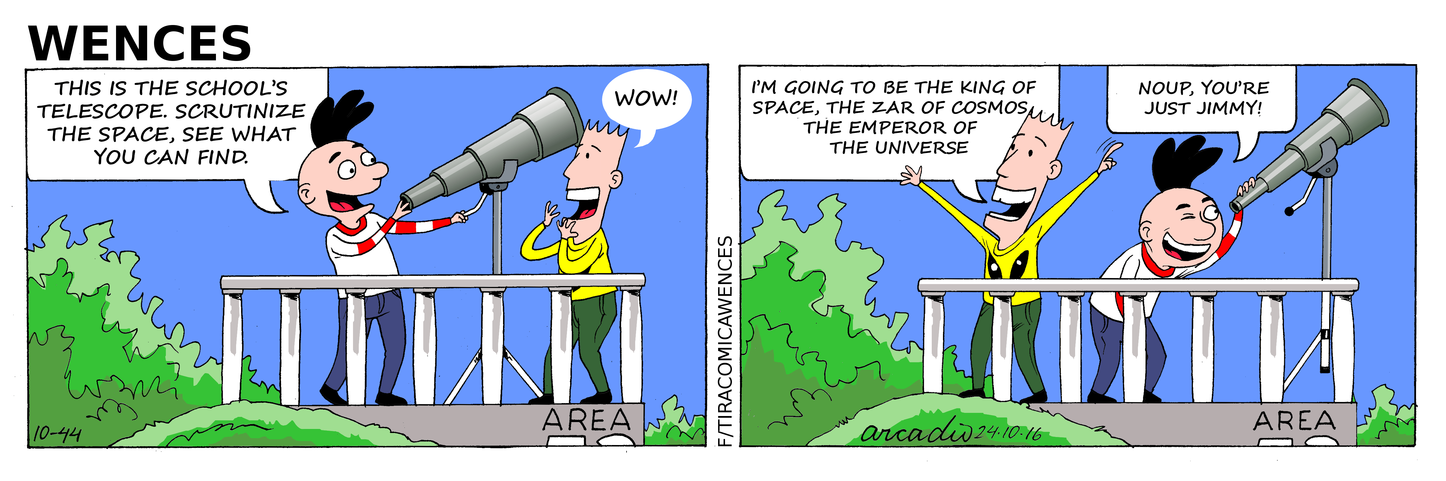 Wences Comic Strip - Toons Mag