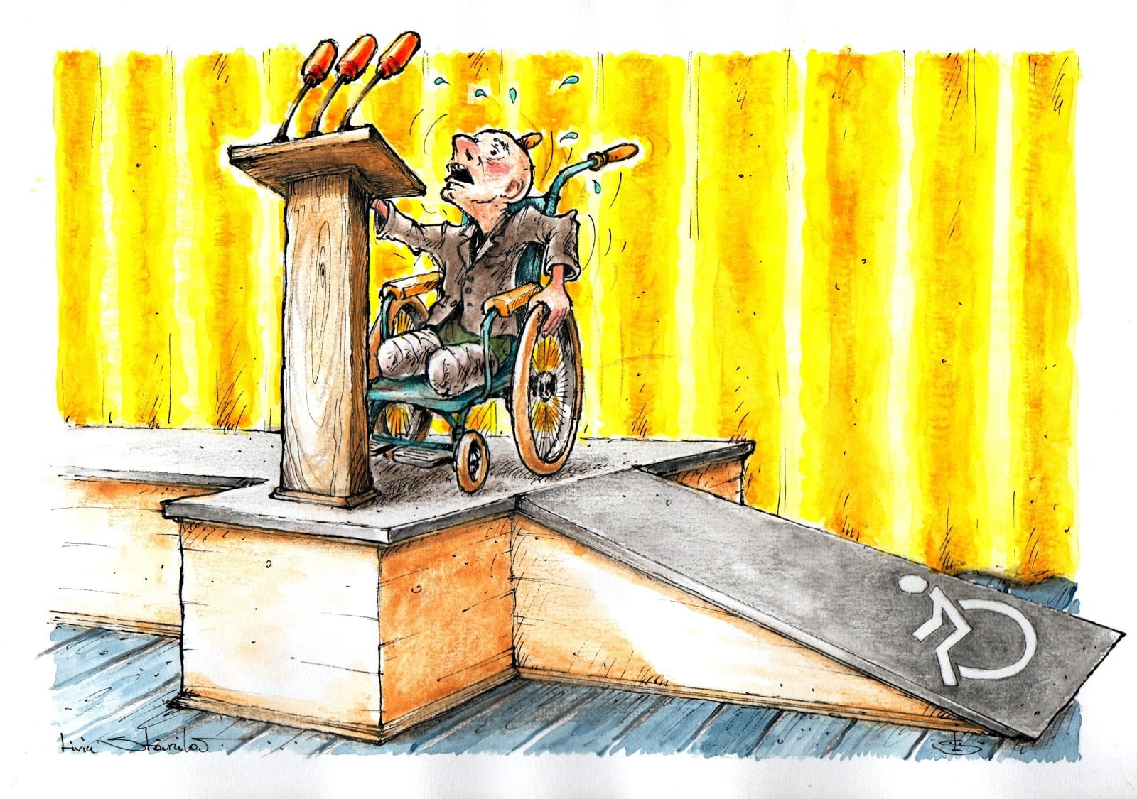Rights Of Disabled People - Toons Mag