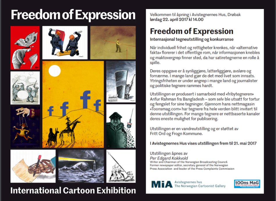 "Freedom Of Expression" International Cartoon Exhibition, Drøbak ...