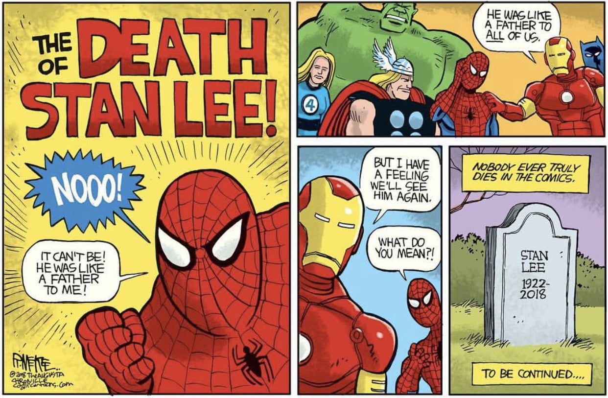 The Death Of Stan Lee - Toons Mag