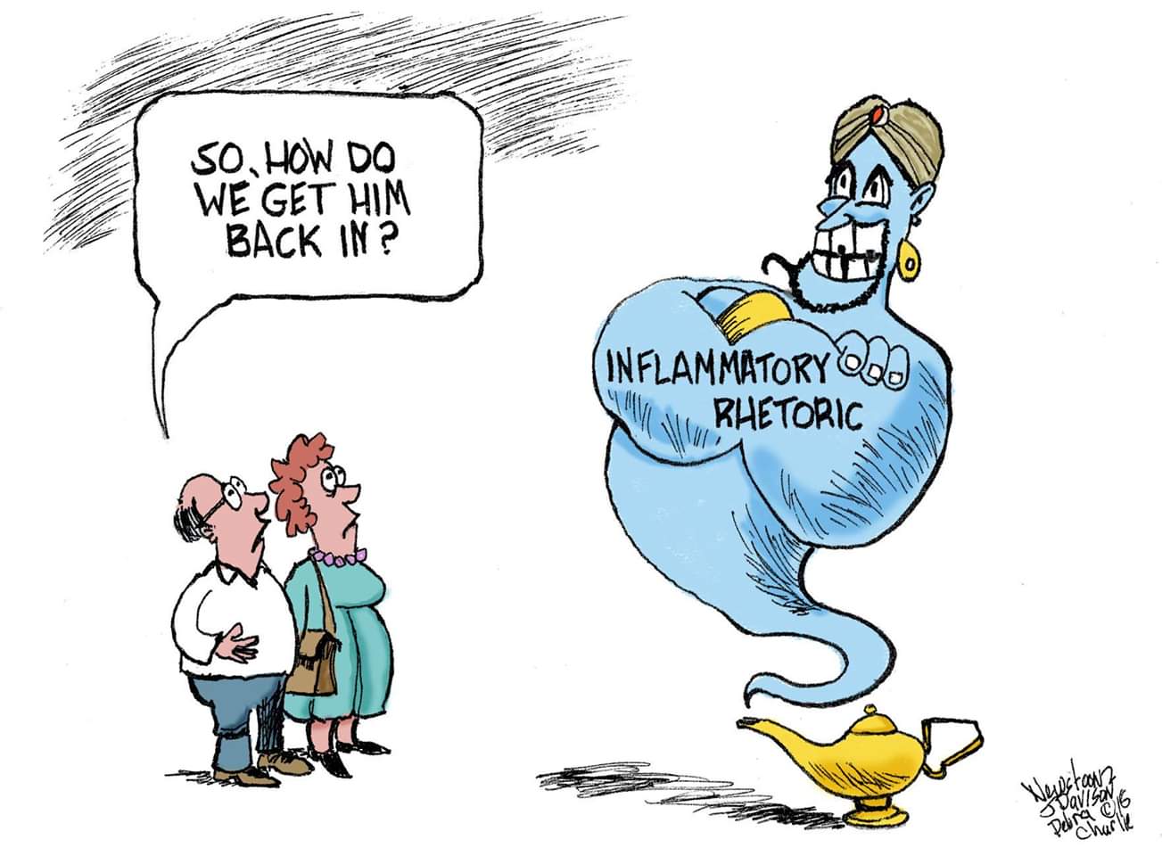 Putting The Genie Back - Toons Mag