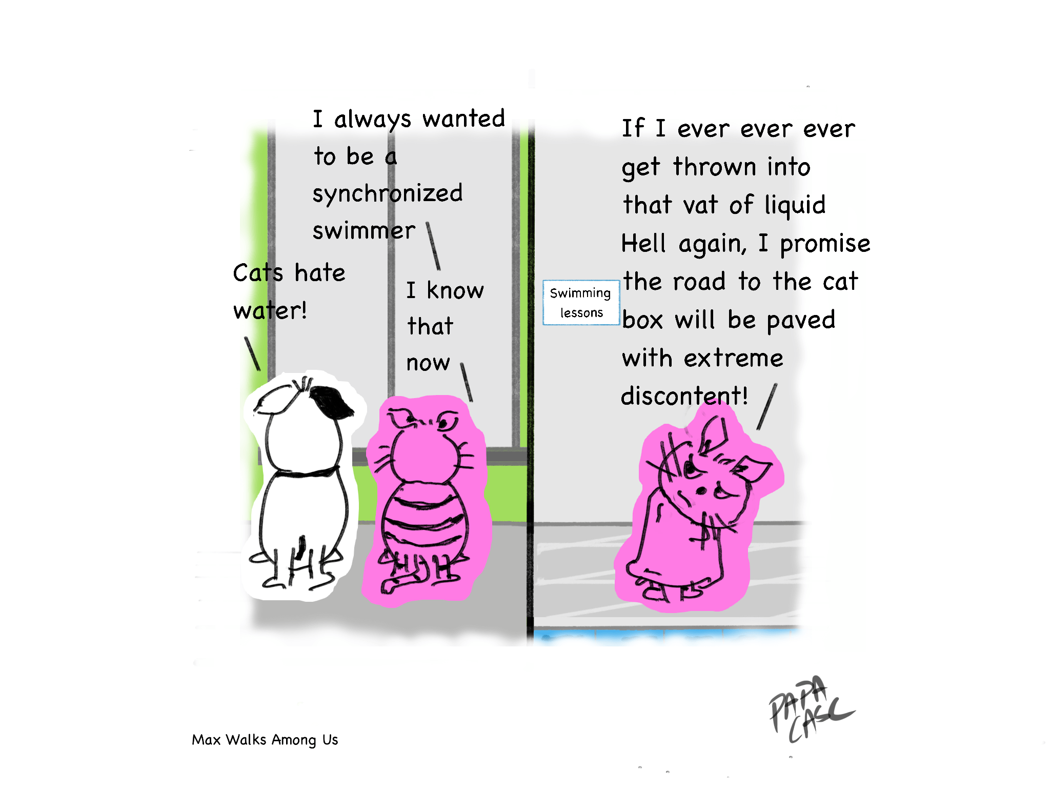 #CatsHateWater - Toons Mag