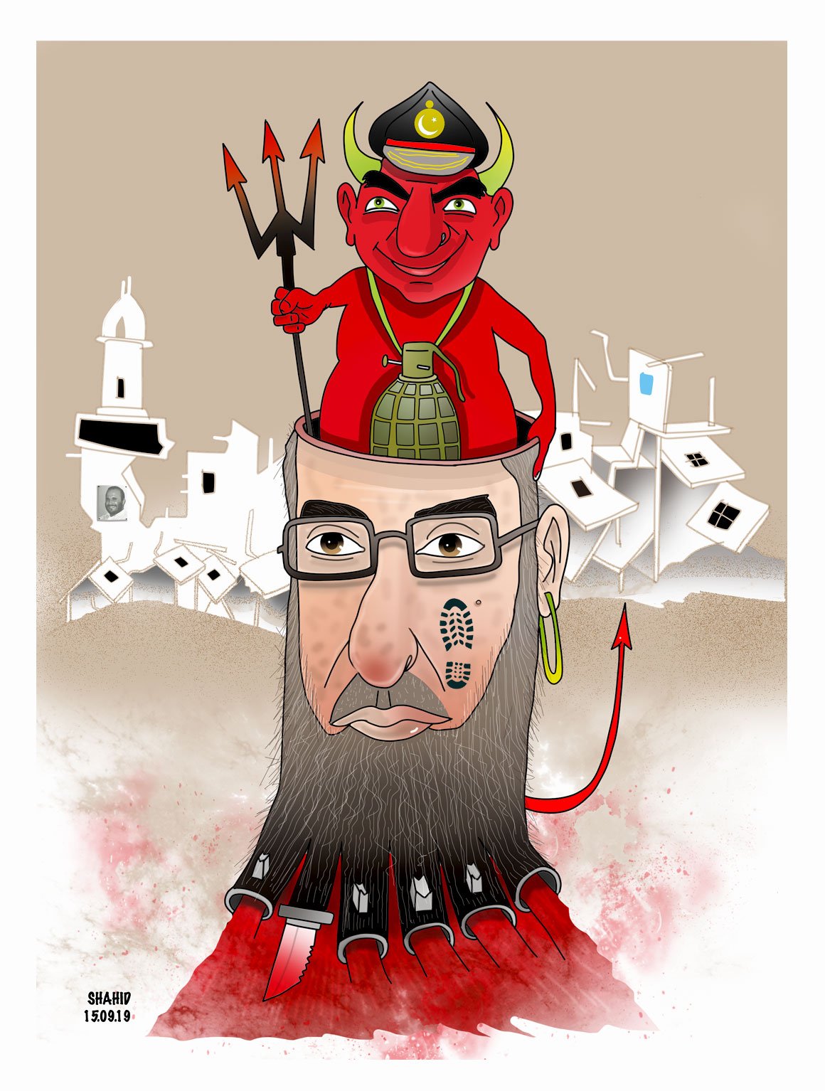Afghan Warlord Hekmatyar! - Toons Mag