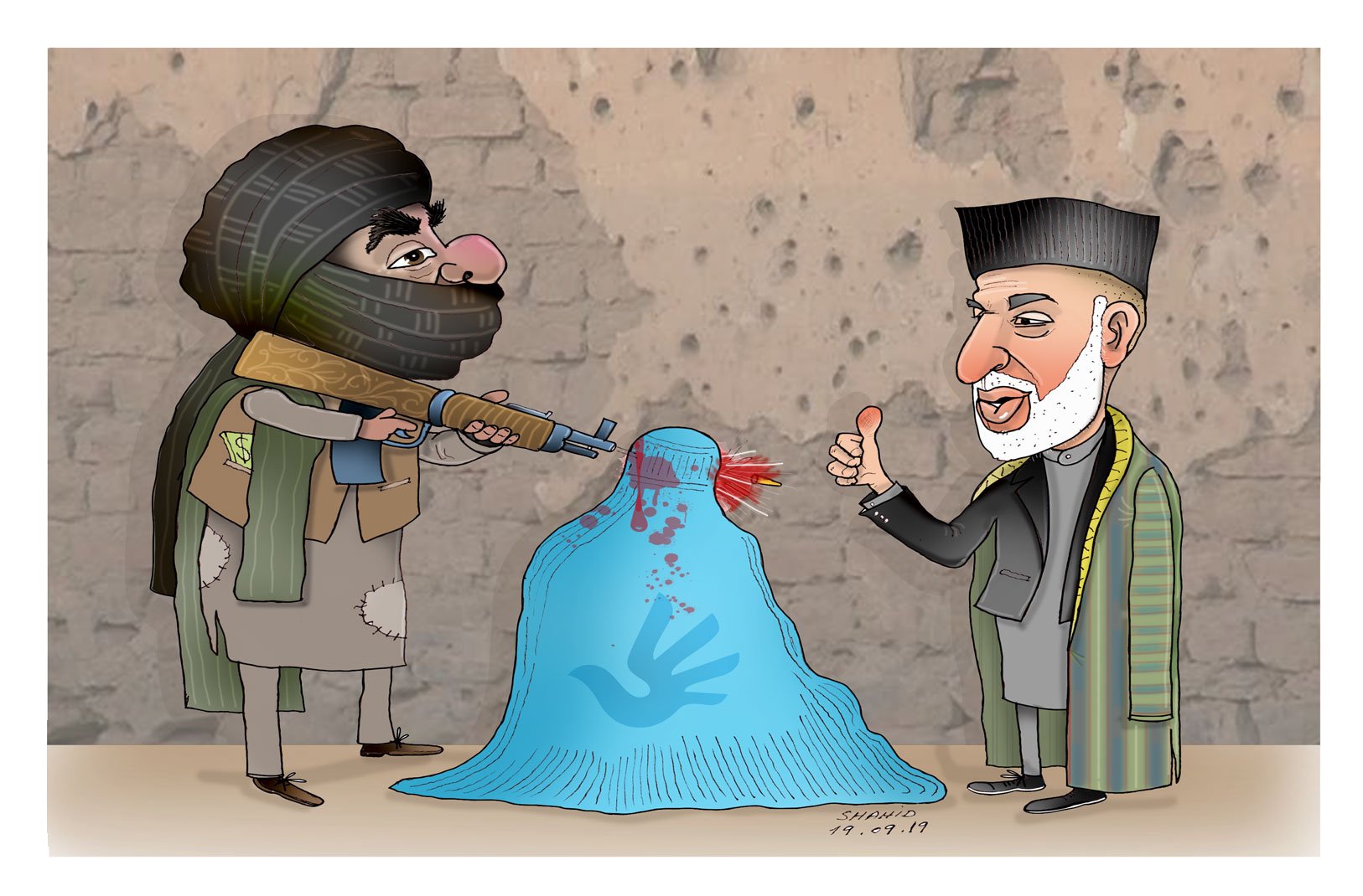 Karzai Supporting The Taliban! - Toons Mag