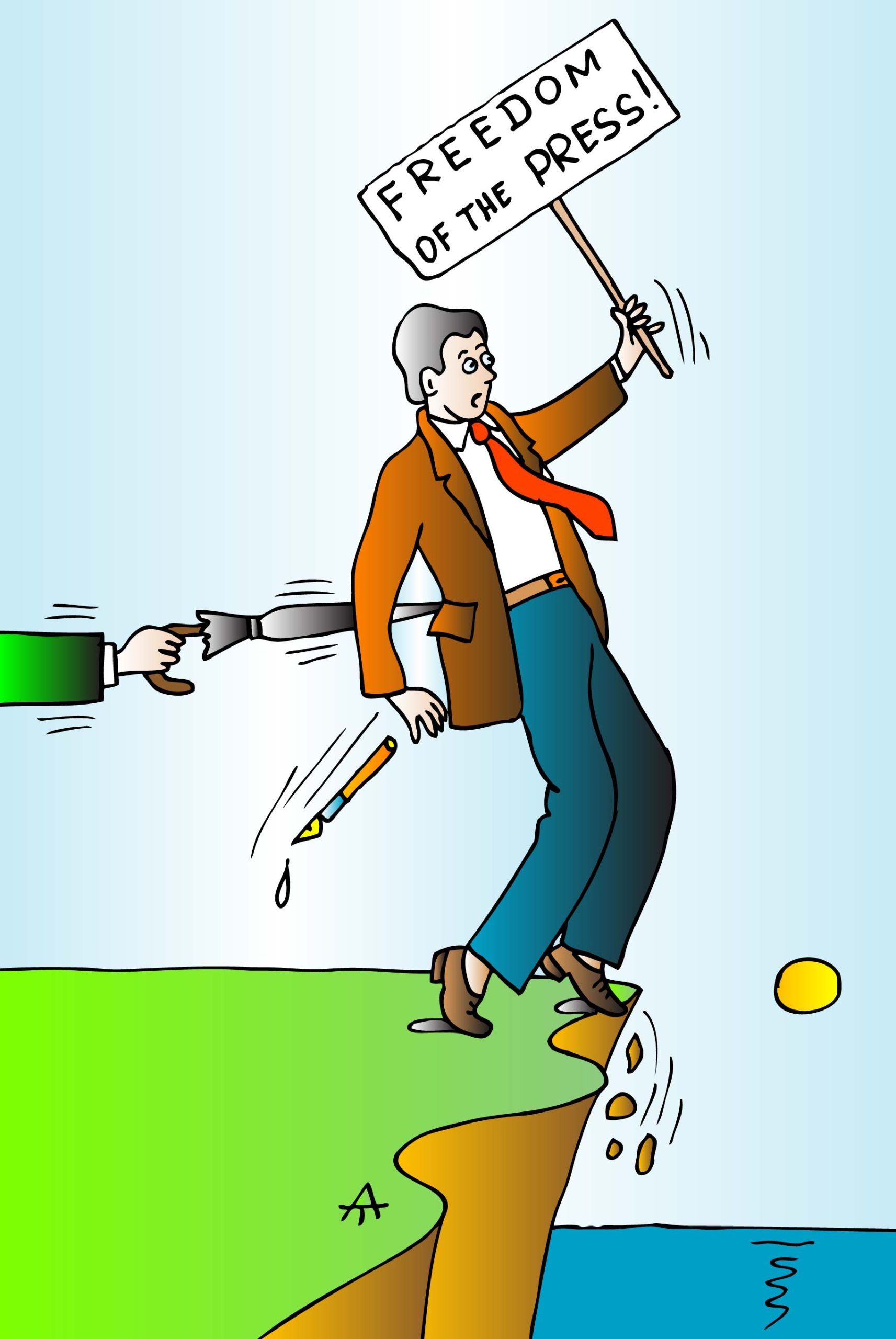 Freedom Of The Press - Toons Mag