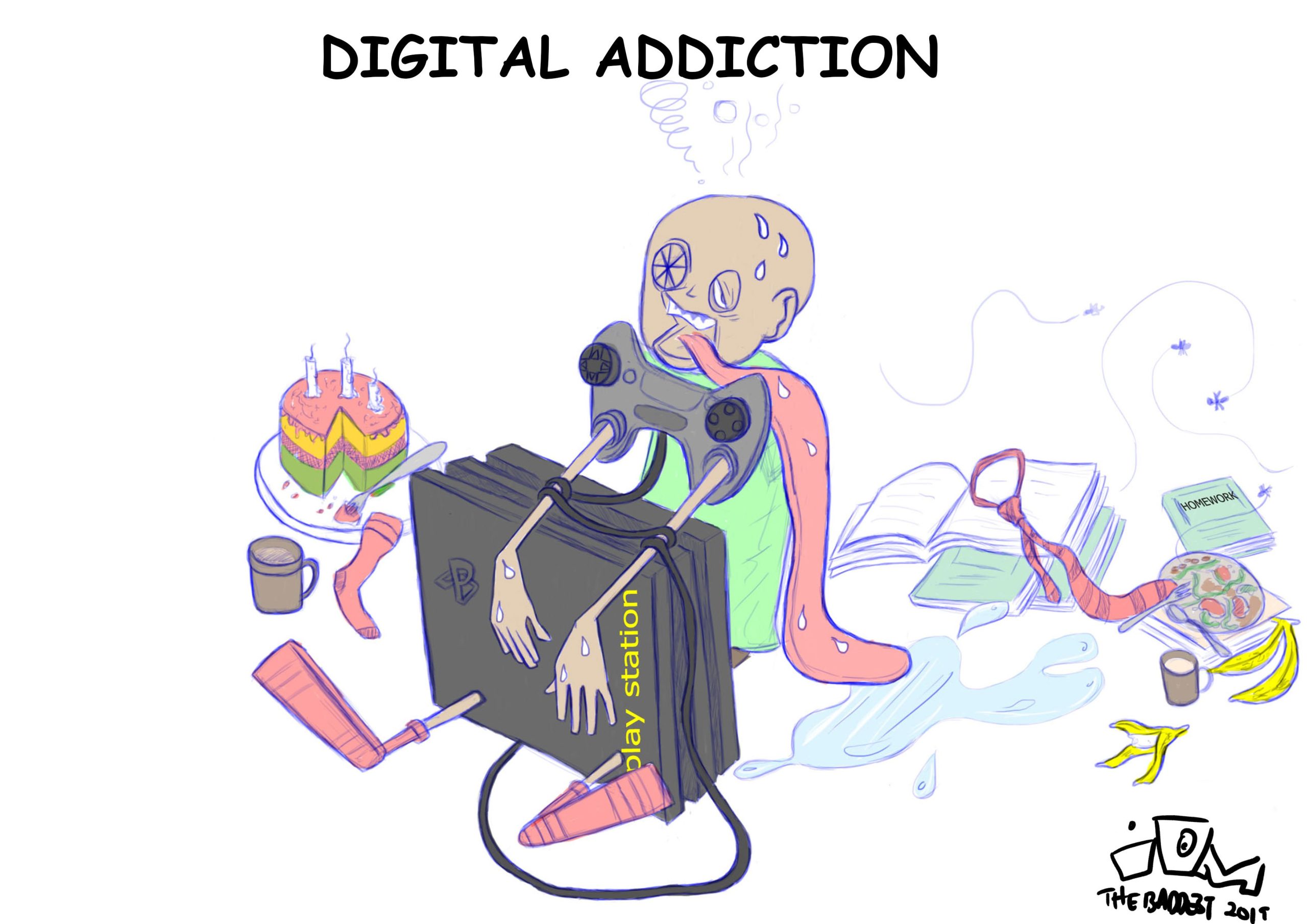My Digital Addiction - Toons Mag