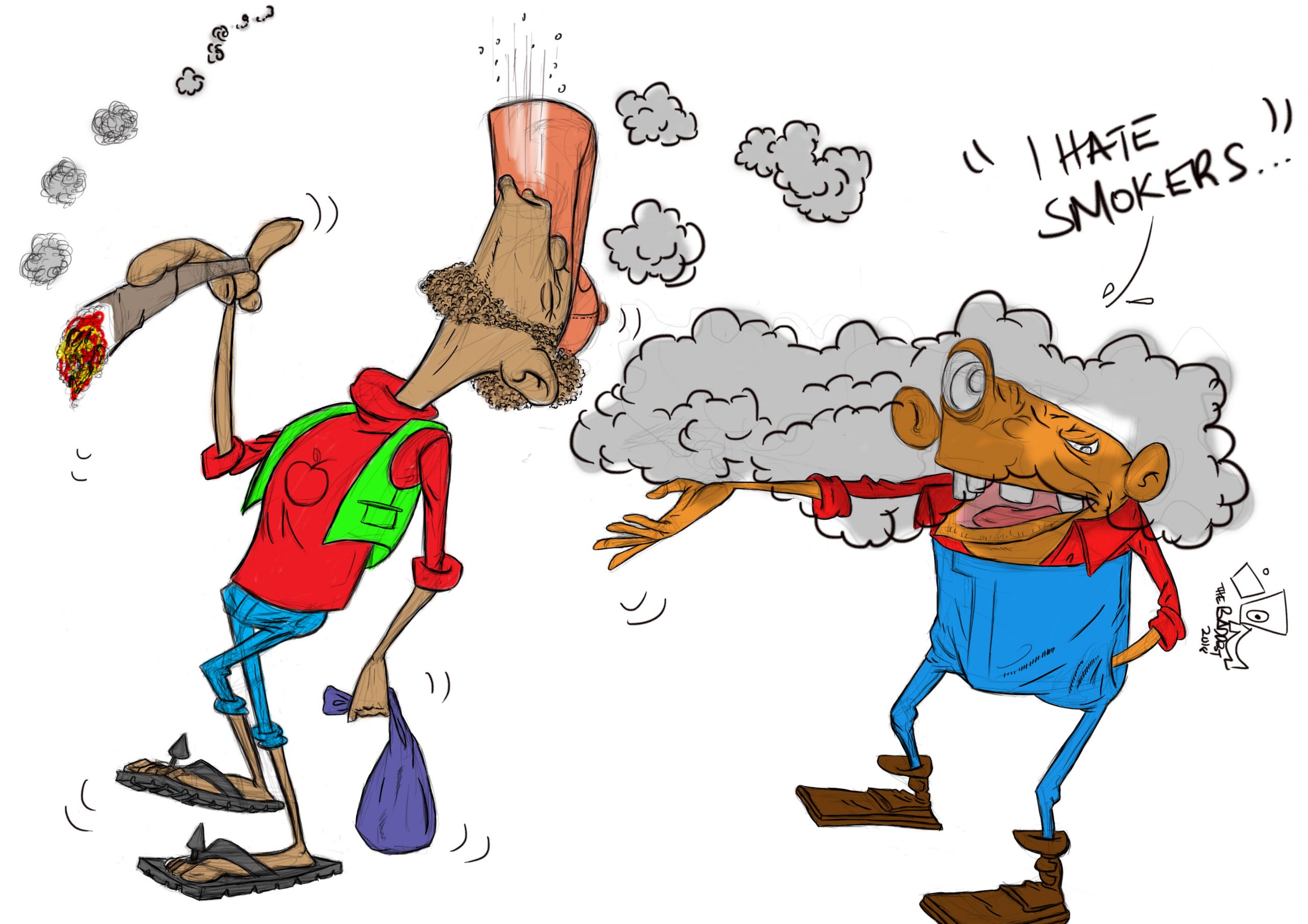 SECOND HAND SMOKING - Toons Mag