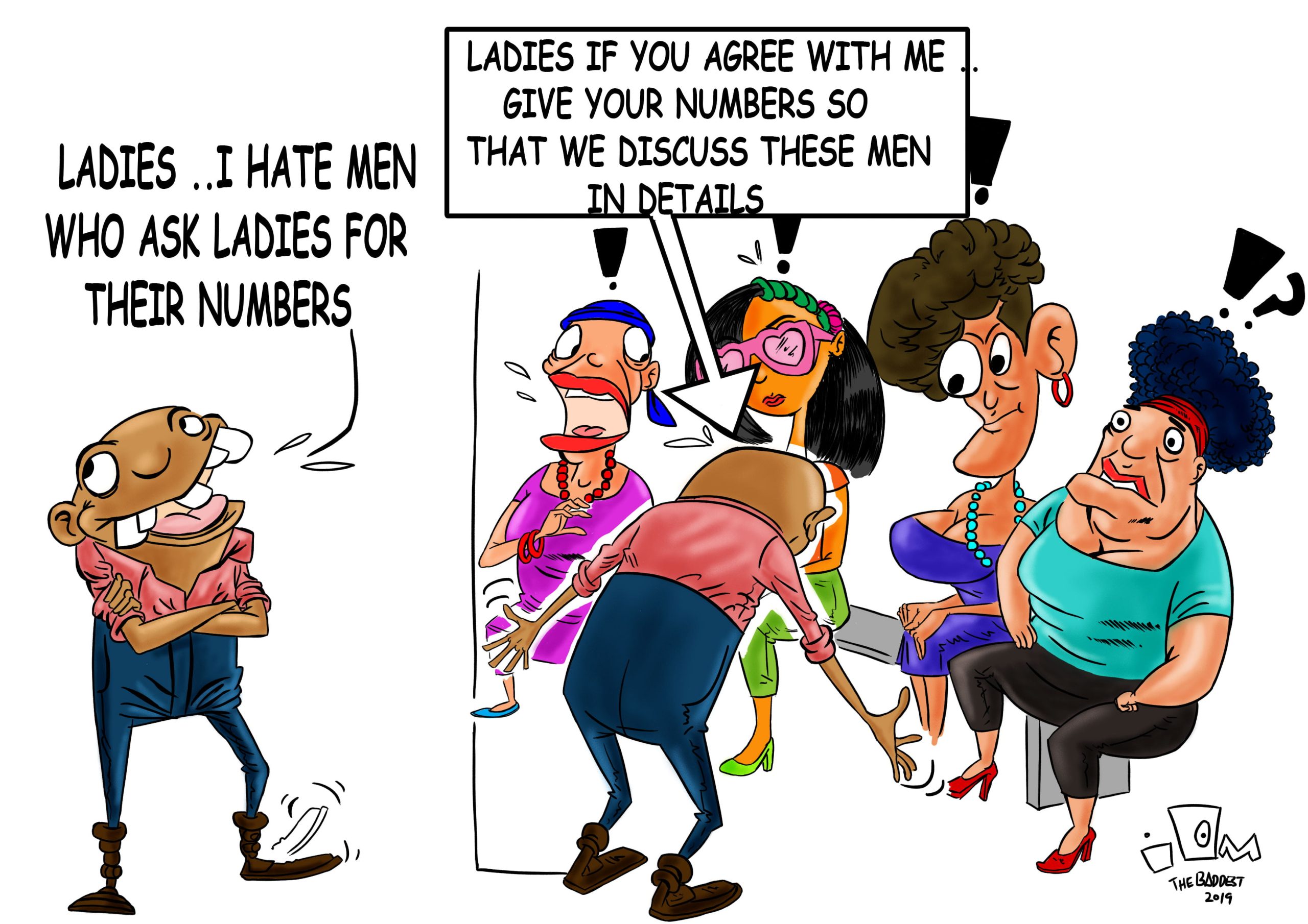 LADIES AND PHONE NUMBER - Toons Mag