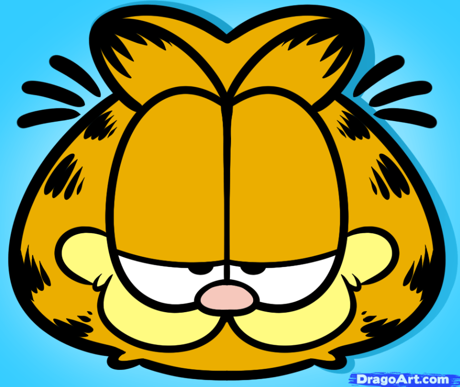 How To Draw Garfield By Jim Davis Easy Tutorial Toons Mag