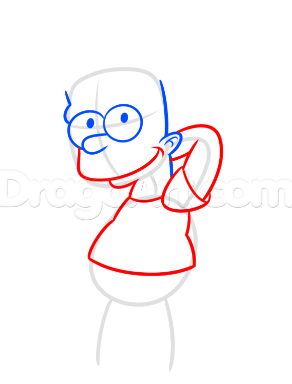 Christmas Bart Simpson Drawing Lesson, Easy, 7 Steps - Toons Mag Christmas Bart Simpson Drawing Lesson, Easy, 7 Steps - Toons Mag