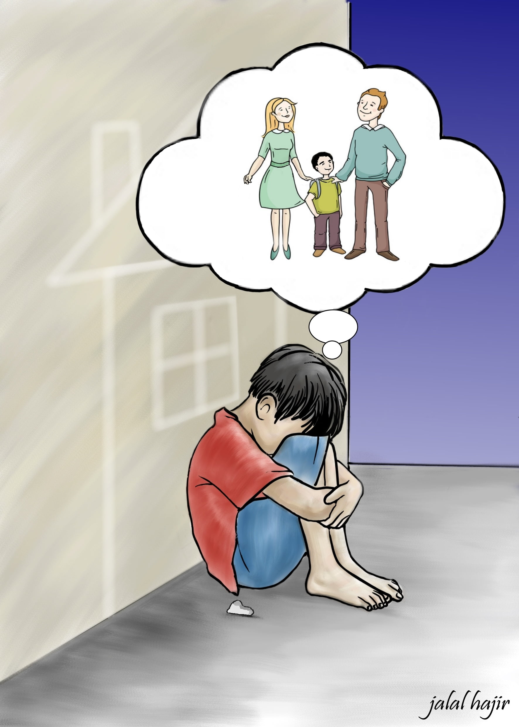 Homeless Child - Toons Mag