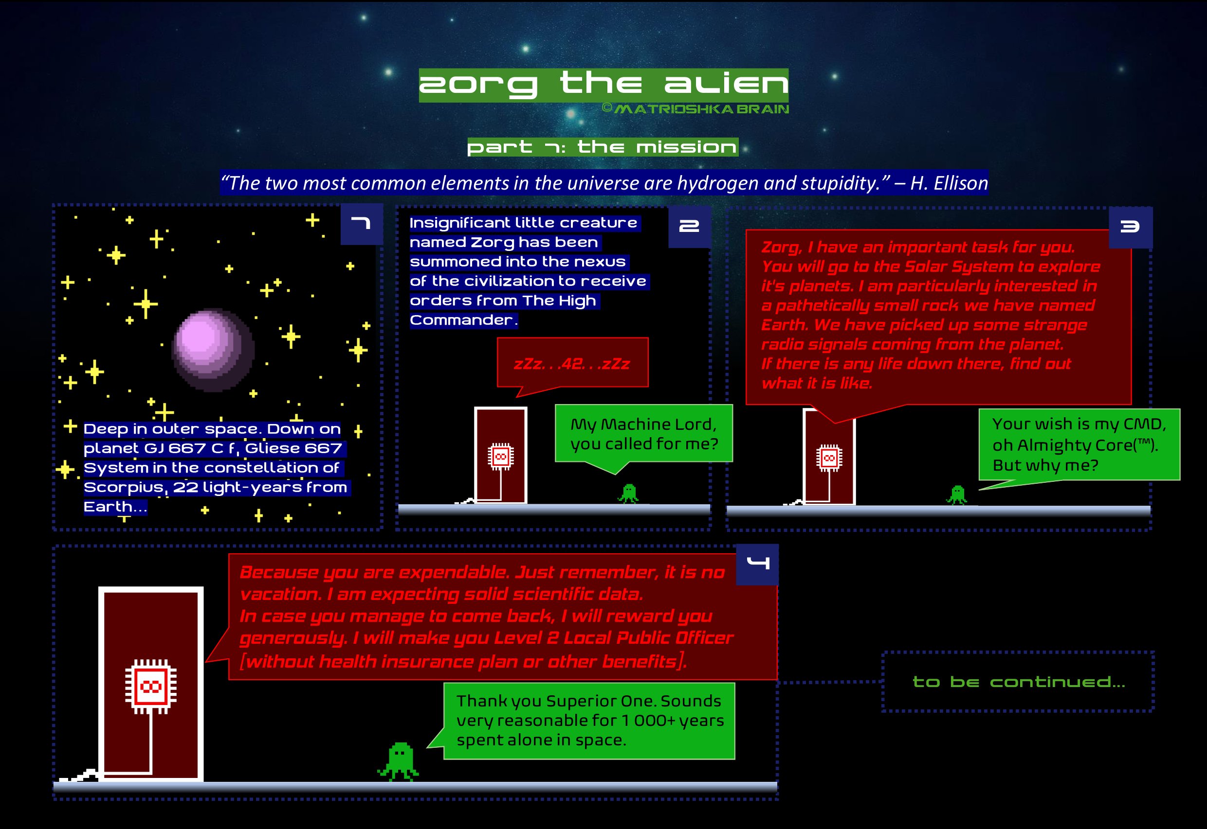 Zorg The Alien - Part 1: The Mission - Toons Mag