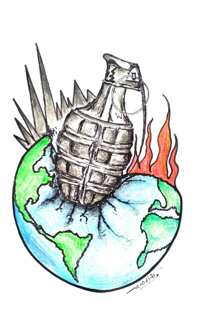The Devastation Of Mother Earth From War - Toons Mag