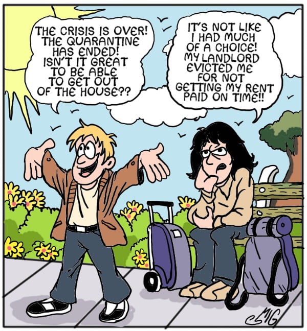 The Crisis Is Over - Toons Mag