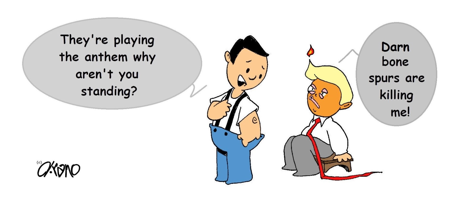 Commander Bone Spurs - Toons Mag