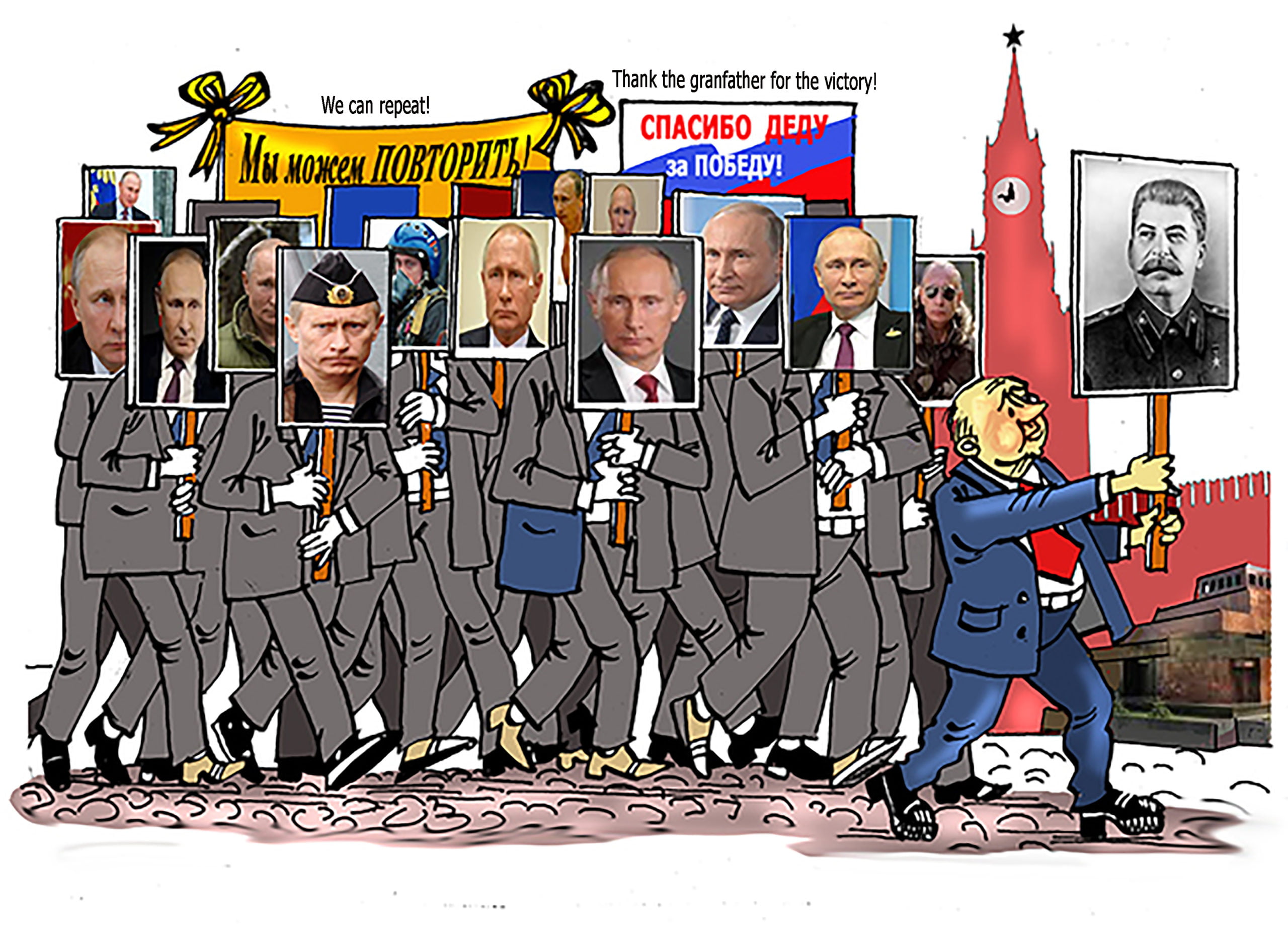 The Immortal Regiment Of Vladimir Putin - Toons Mag
