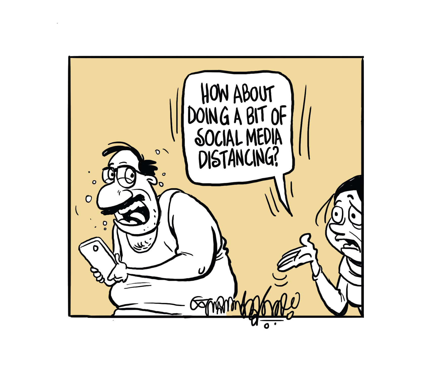 Social Distancing In India - Toons Mag