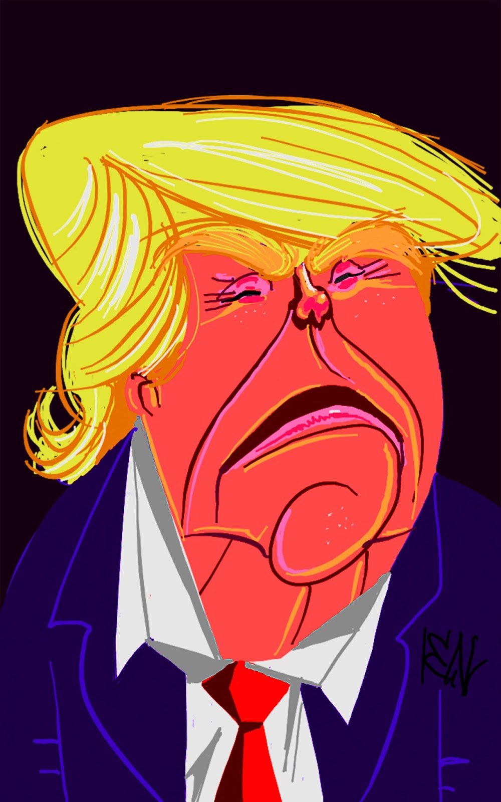 Trump By Freddy Leal - Toons Mag