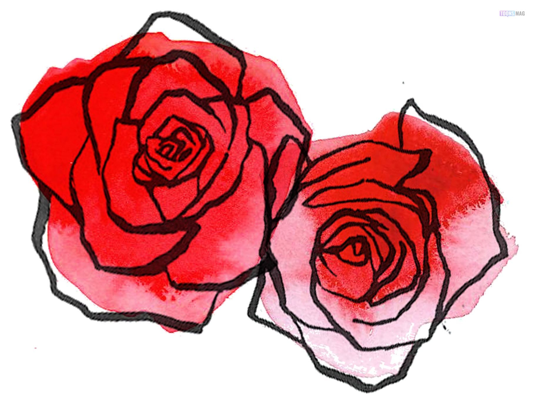 How To Draw So Cute Rose However You Draw It Your Roses Will Look Great 