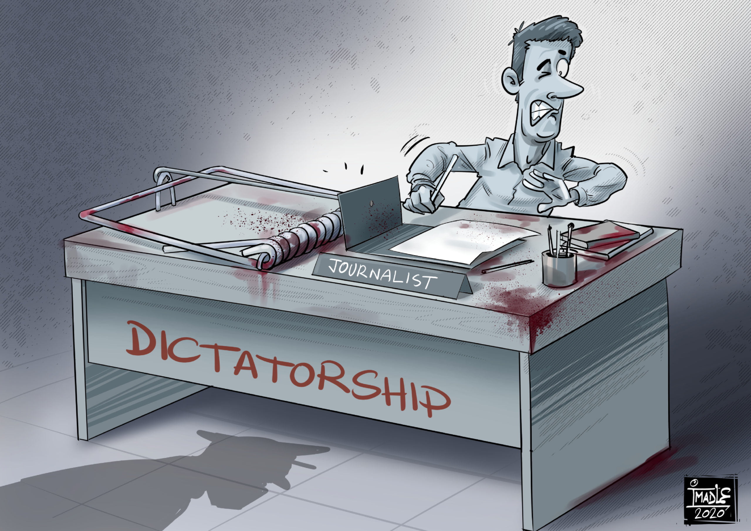 Press And Dictatorship - Toons Mag