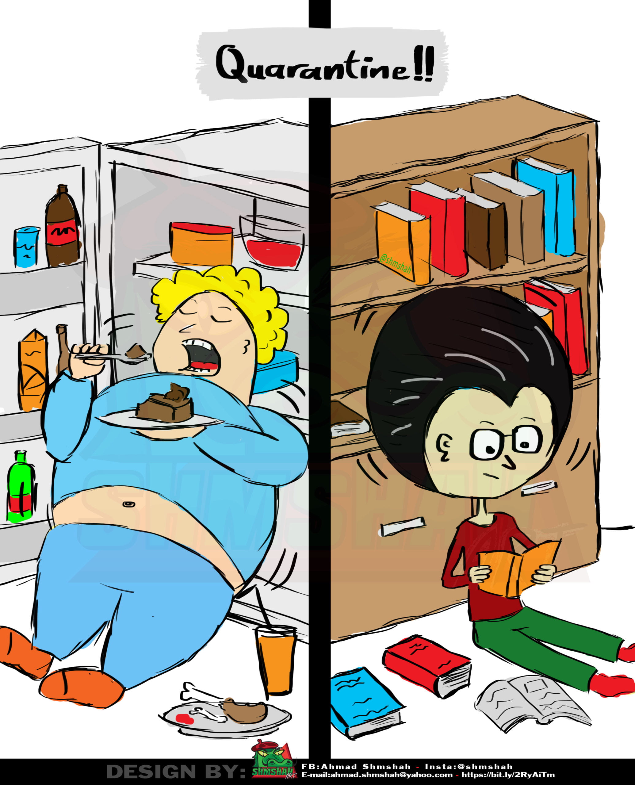 People In Home Quarantine - Toons Mag