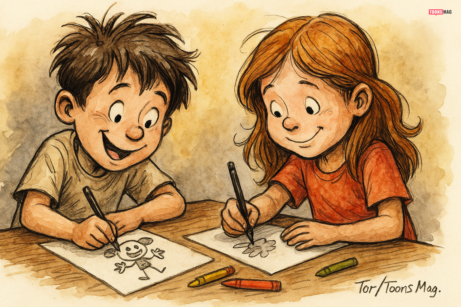 Cartoon Drawing - The Kids' Experience You Should Know - Toons Mag