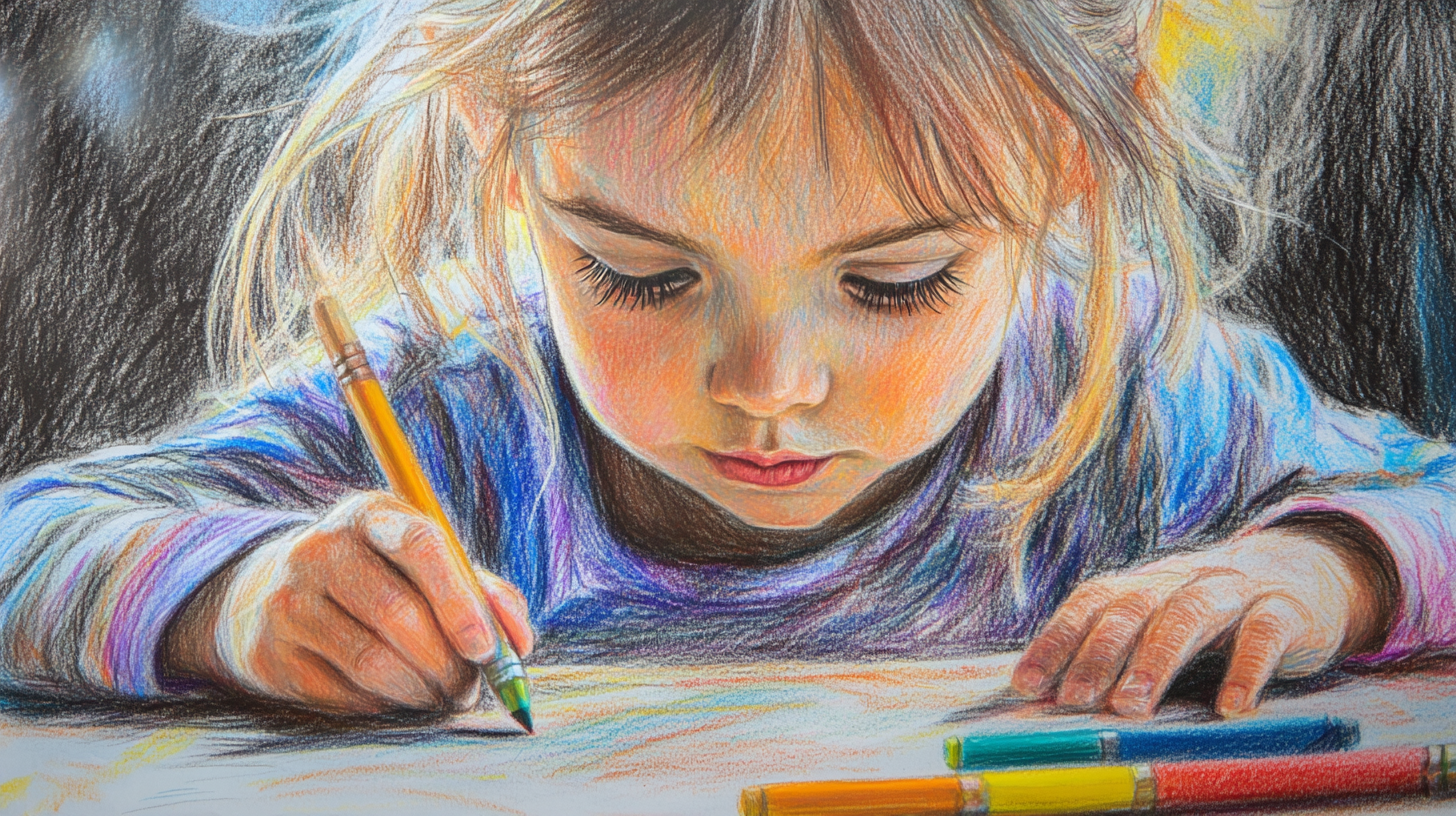 when can a child start using crayons