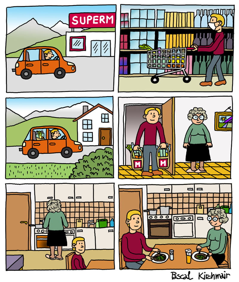 Solidarity Between Generations In Corona Times - Toons Mag