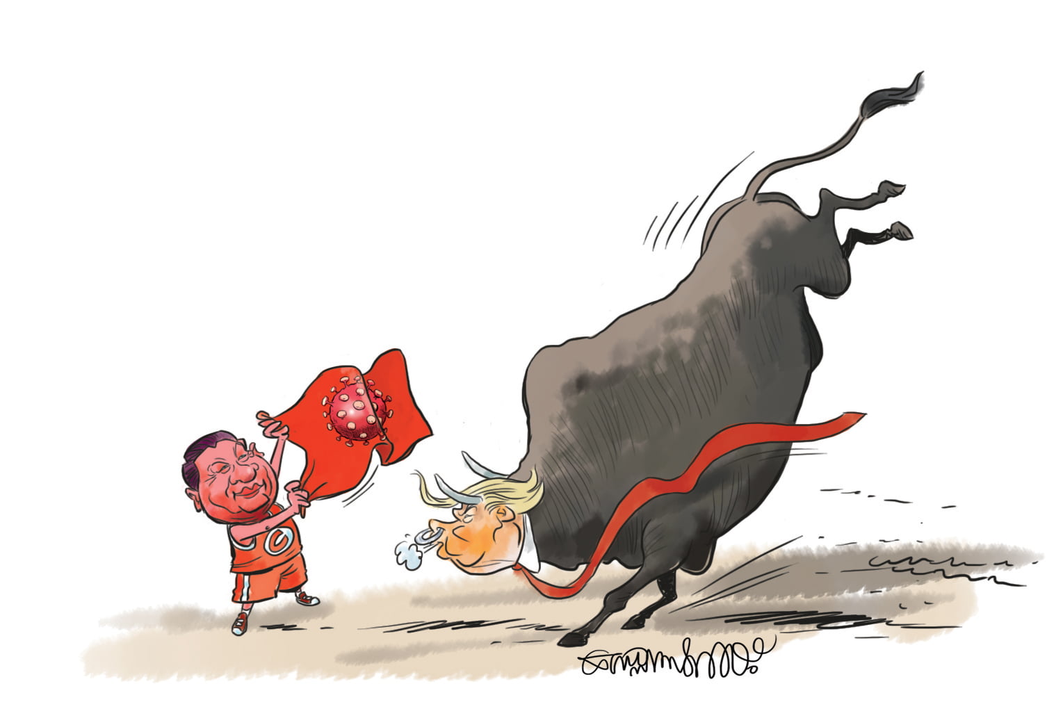 Taming The Bull - Toons Mag