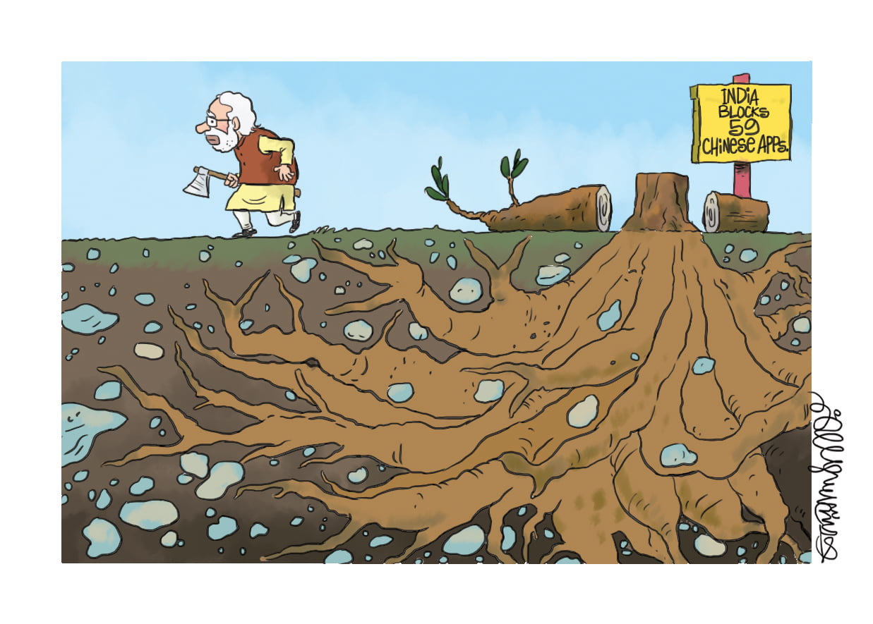 India Blocks 59 Chinese Apps - Toons Mag