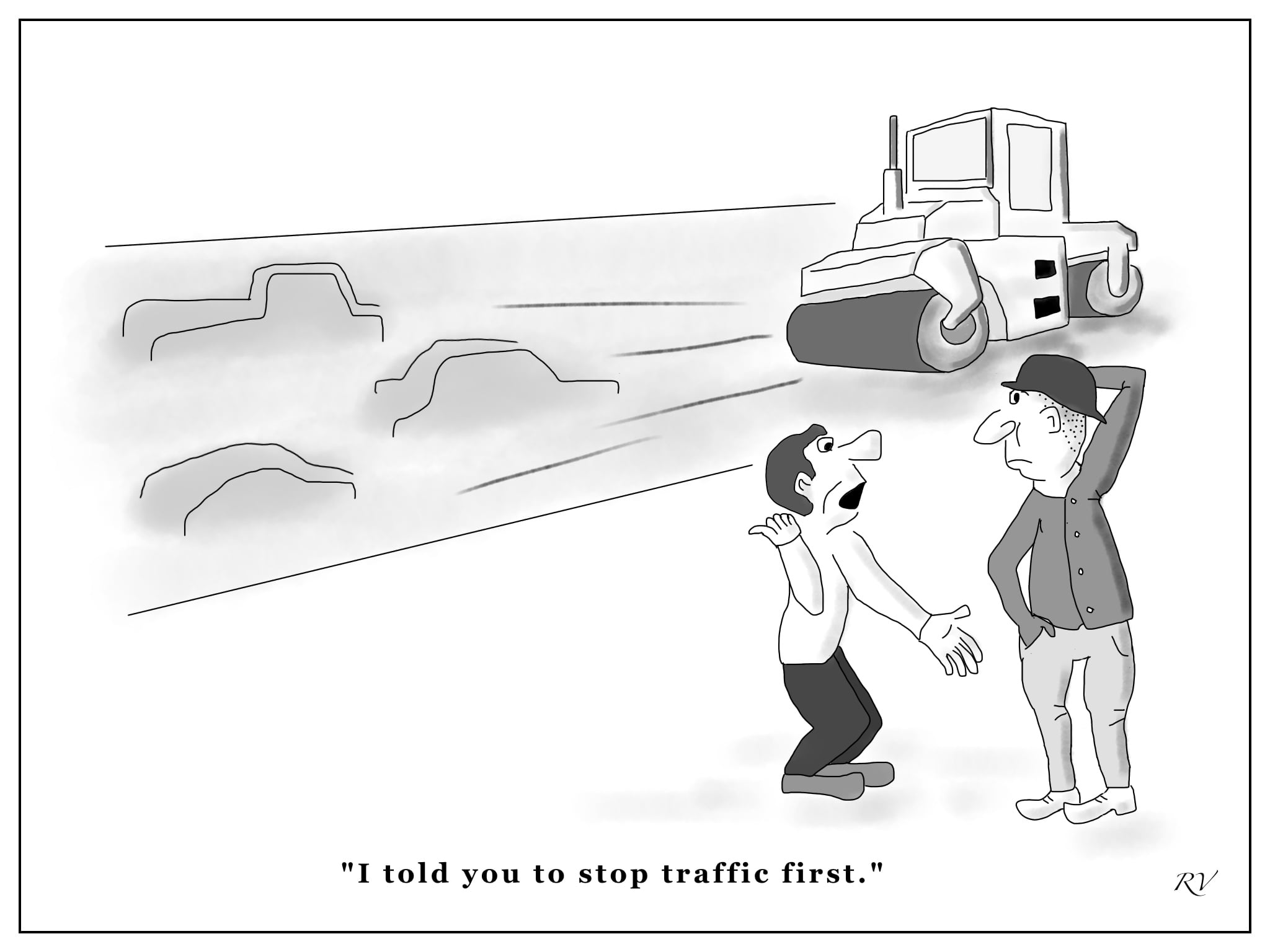 Road Workers - Toons Mag