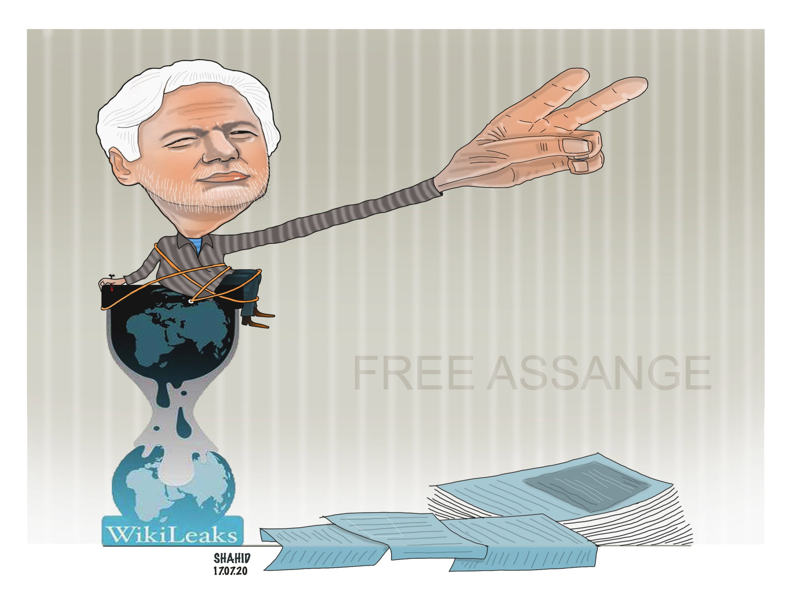 Free Assange! - Toons Mag