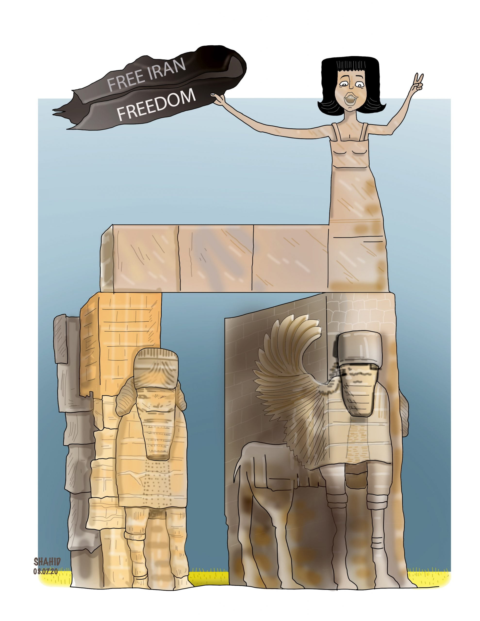 Freedom Of Iran - Toons Mag