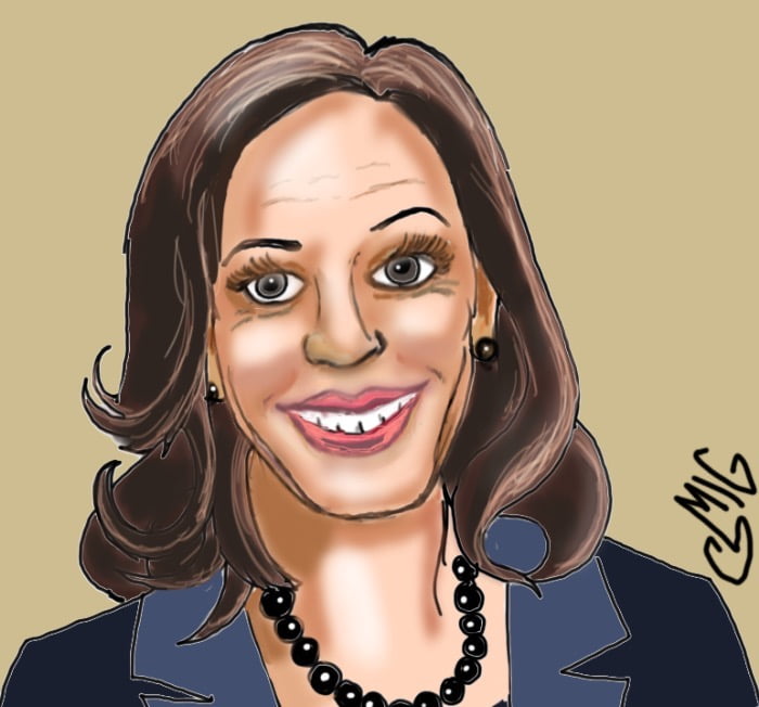 Kamala Harris Caricature - Toons Mag