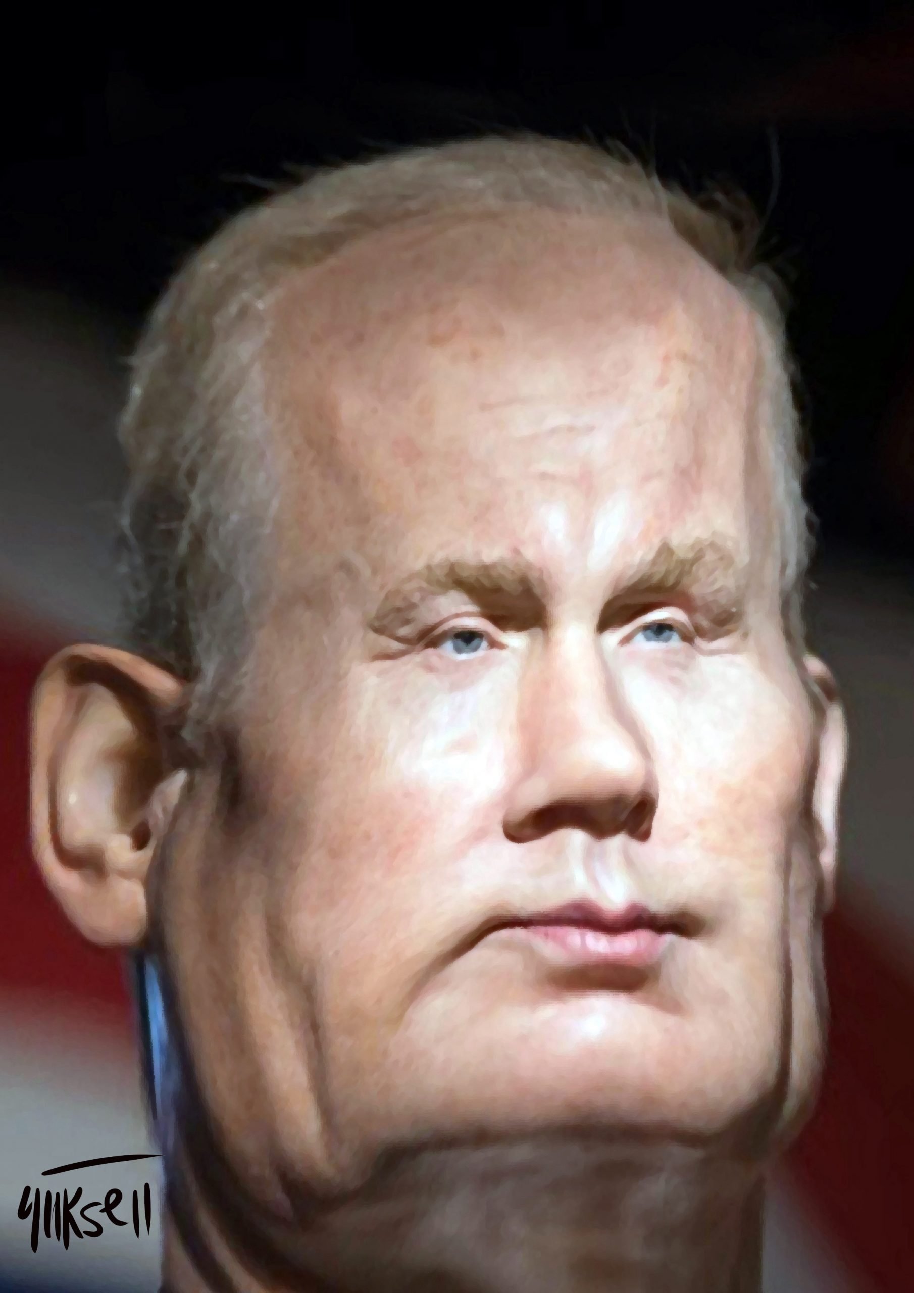 Vladimir Putin Cartoon Portrait - Toons Mag