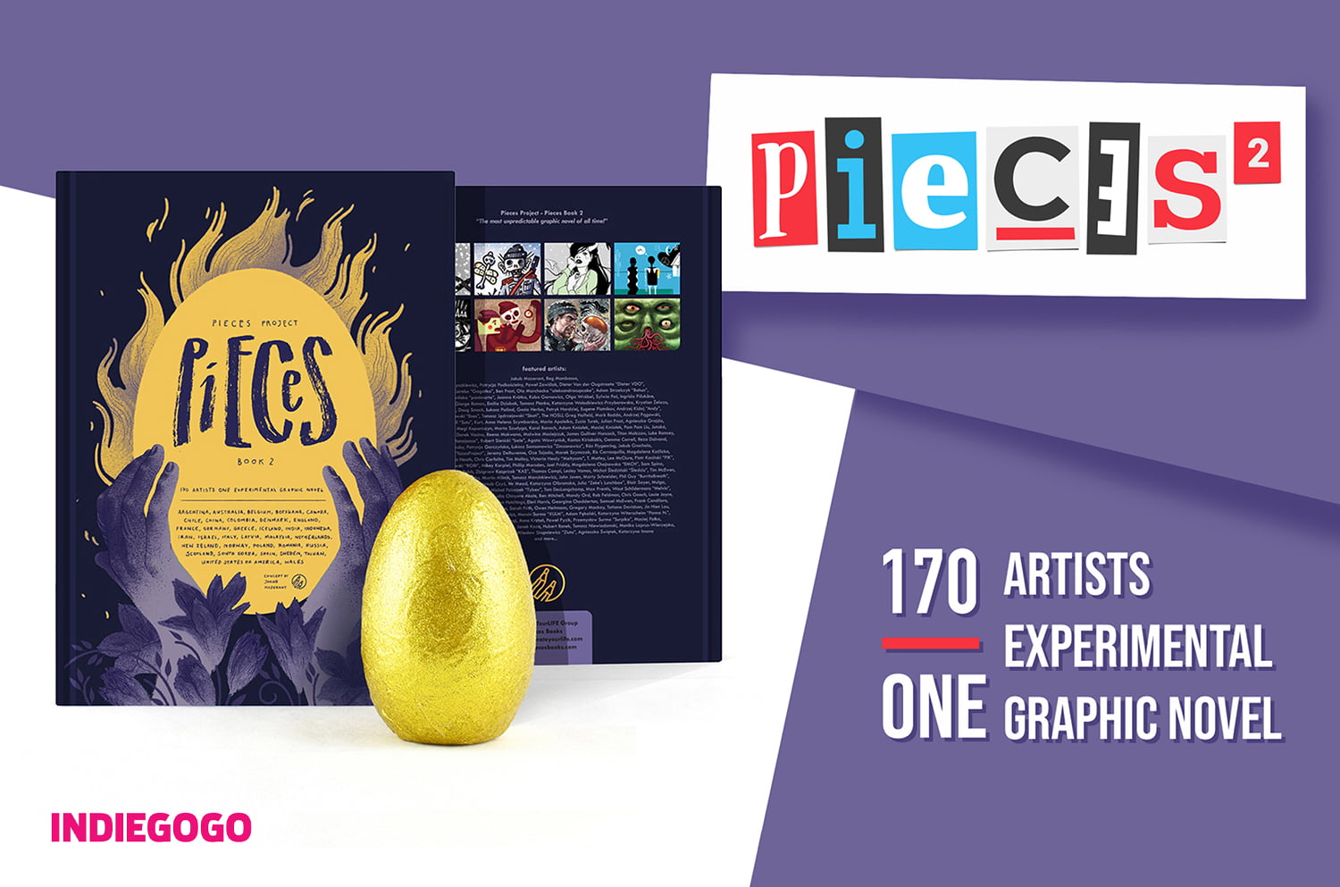 Pieces - An Experimental Graphic Novel By 170 Artists - Toons Mag