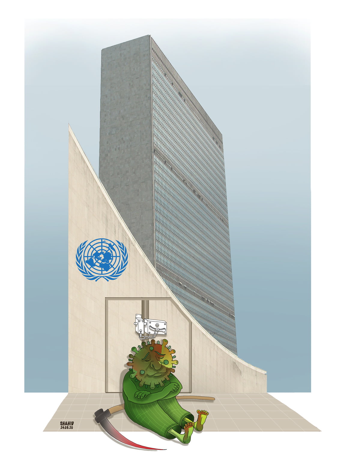 Coronavirus And UN General Assembly ! - Toons Mag