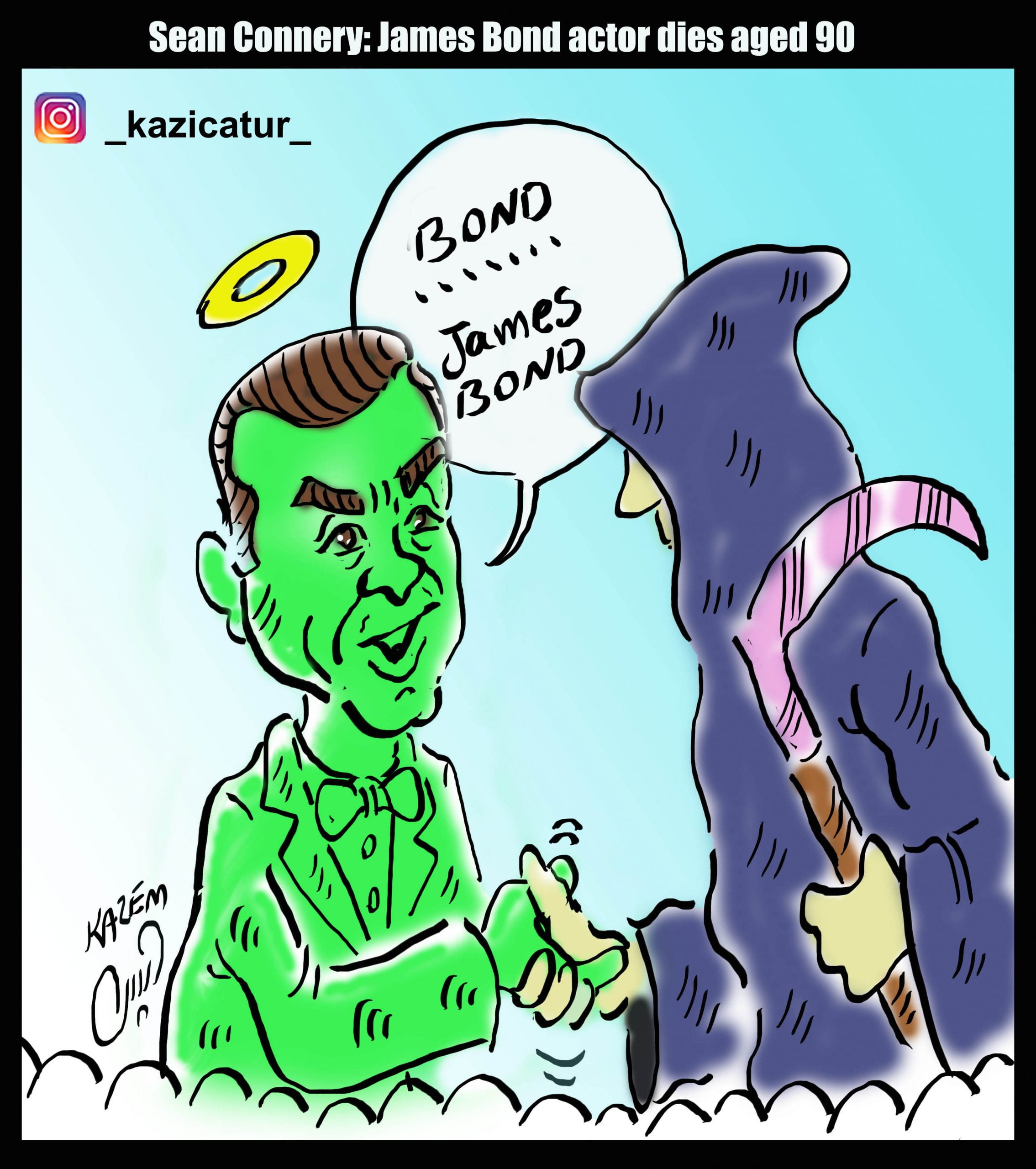James Bond Cartoon - Toons Mag