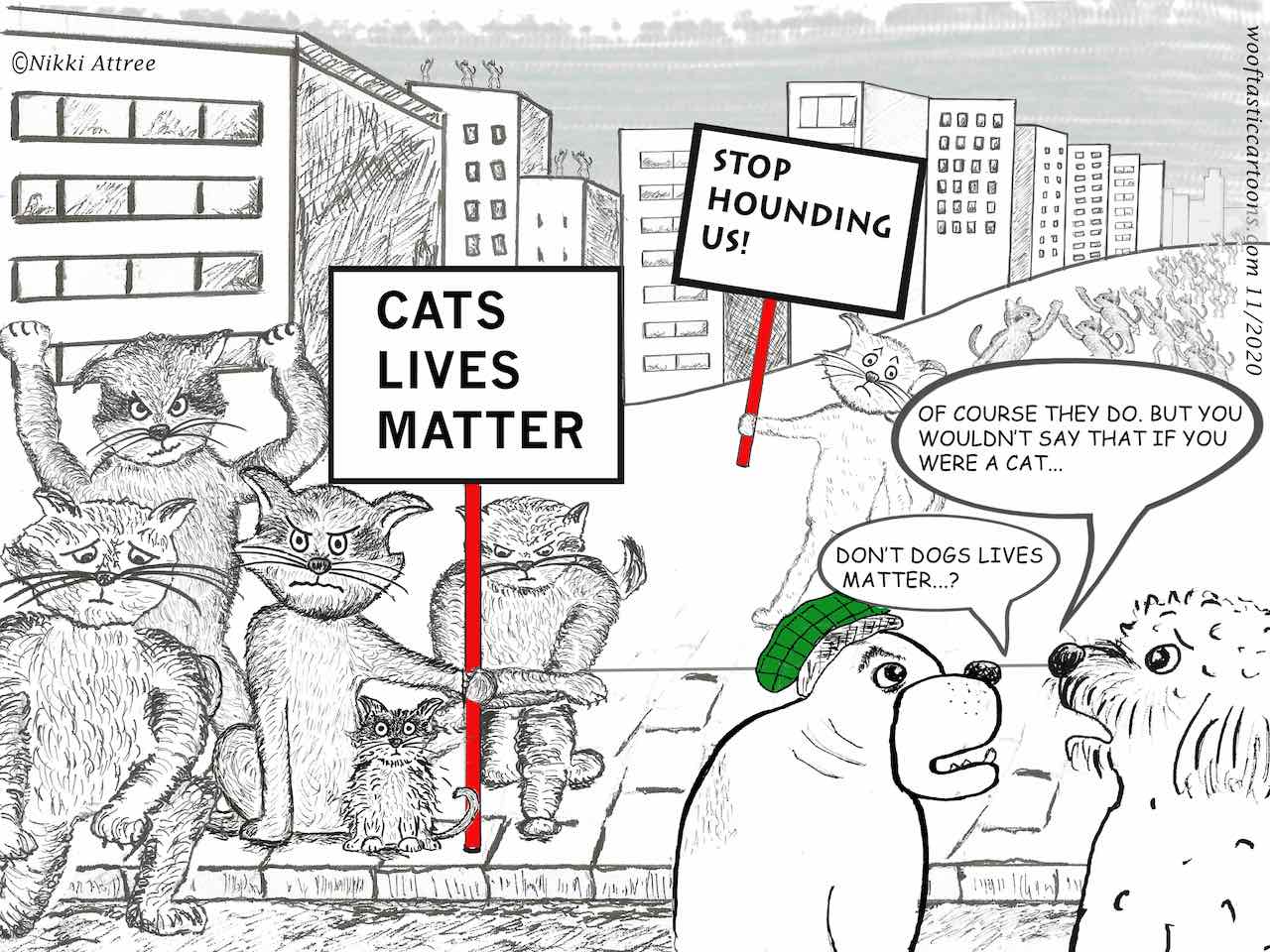 Cats Lives Matter - Toons Mag