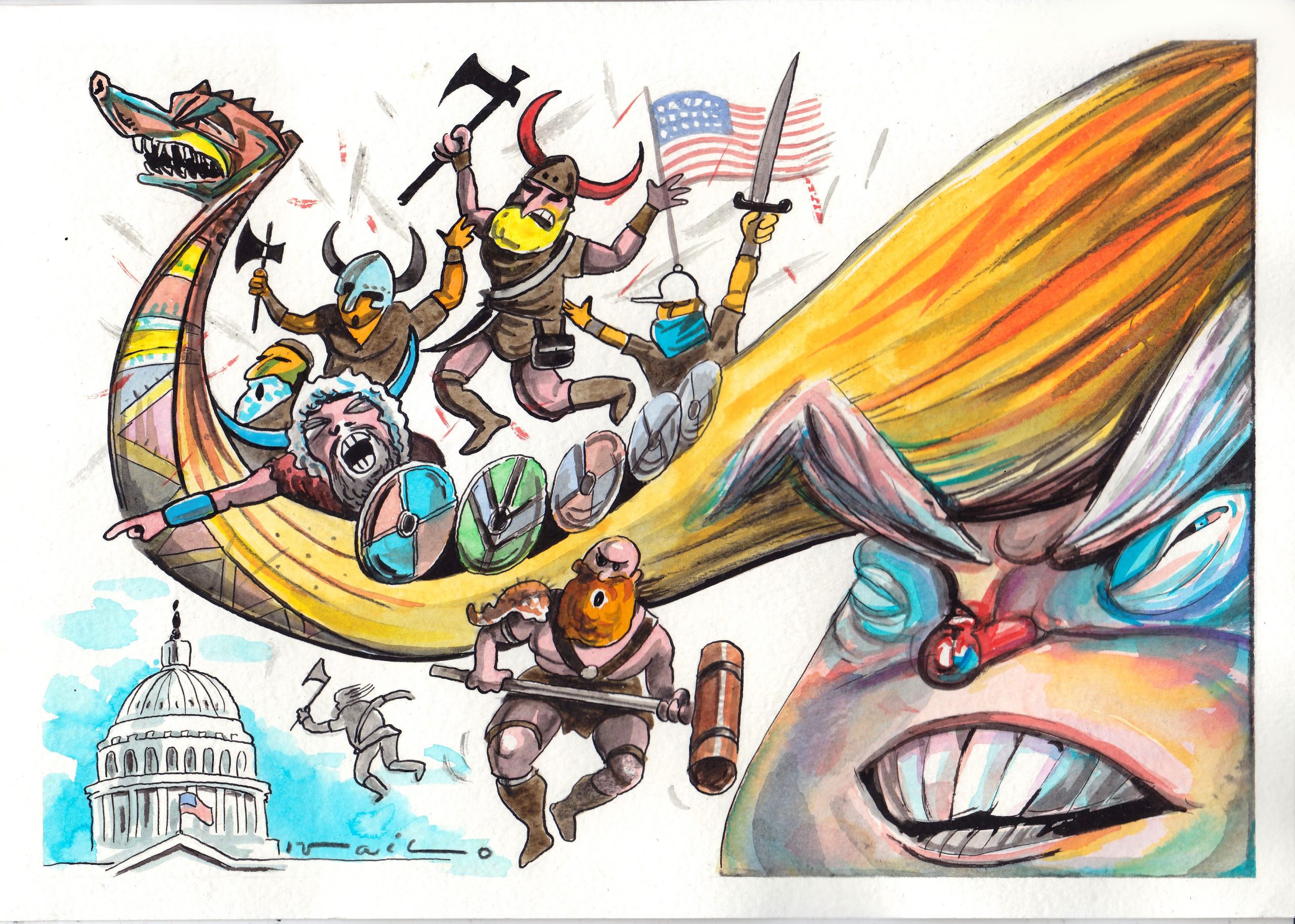 The Capitol Attack - Toons Mag