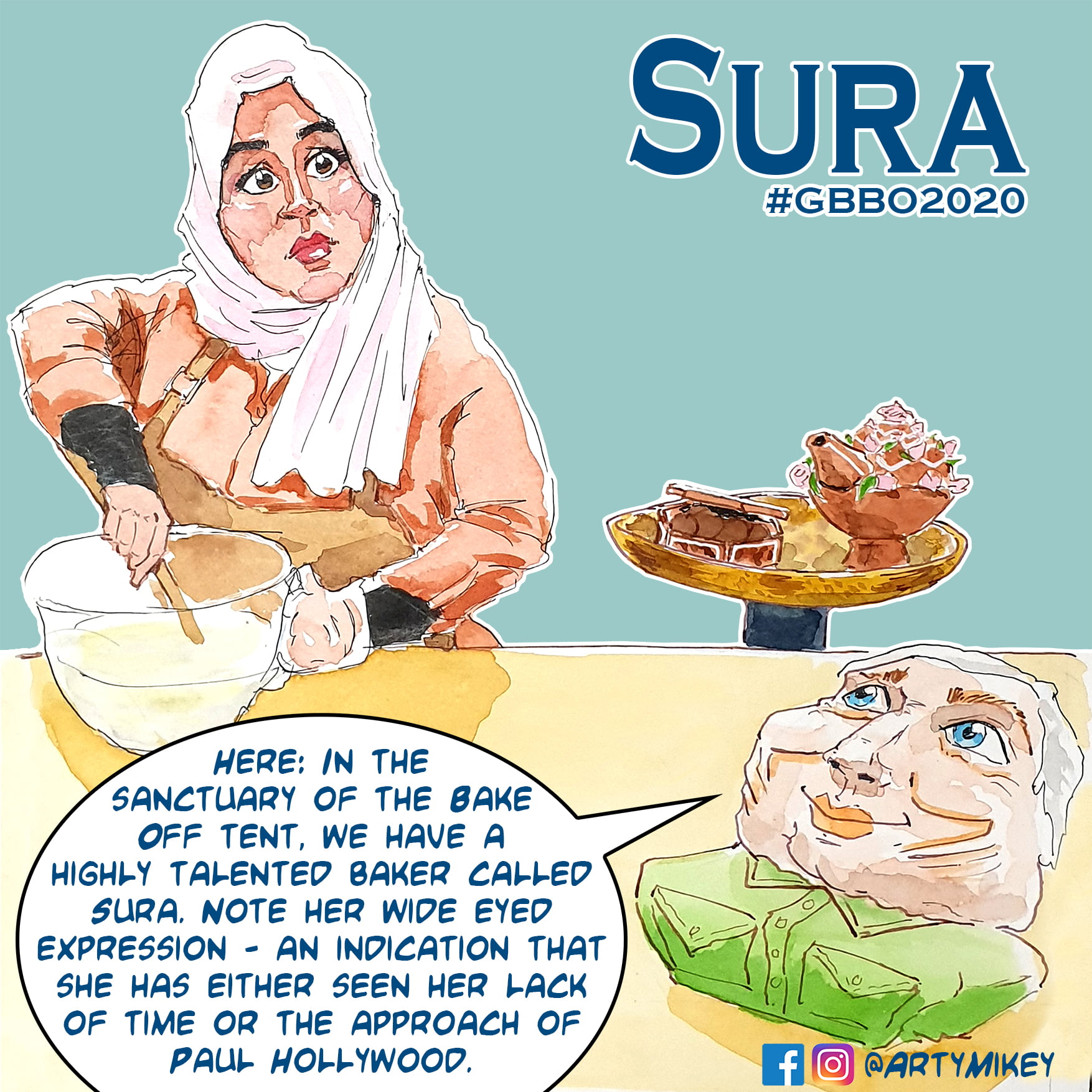 Sura From The Great British Bake Off 2020 - Toons Mag