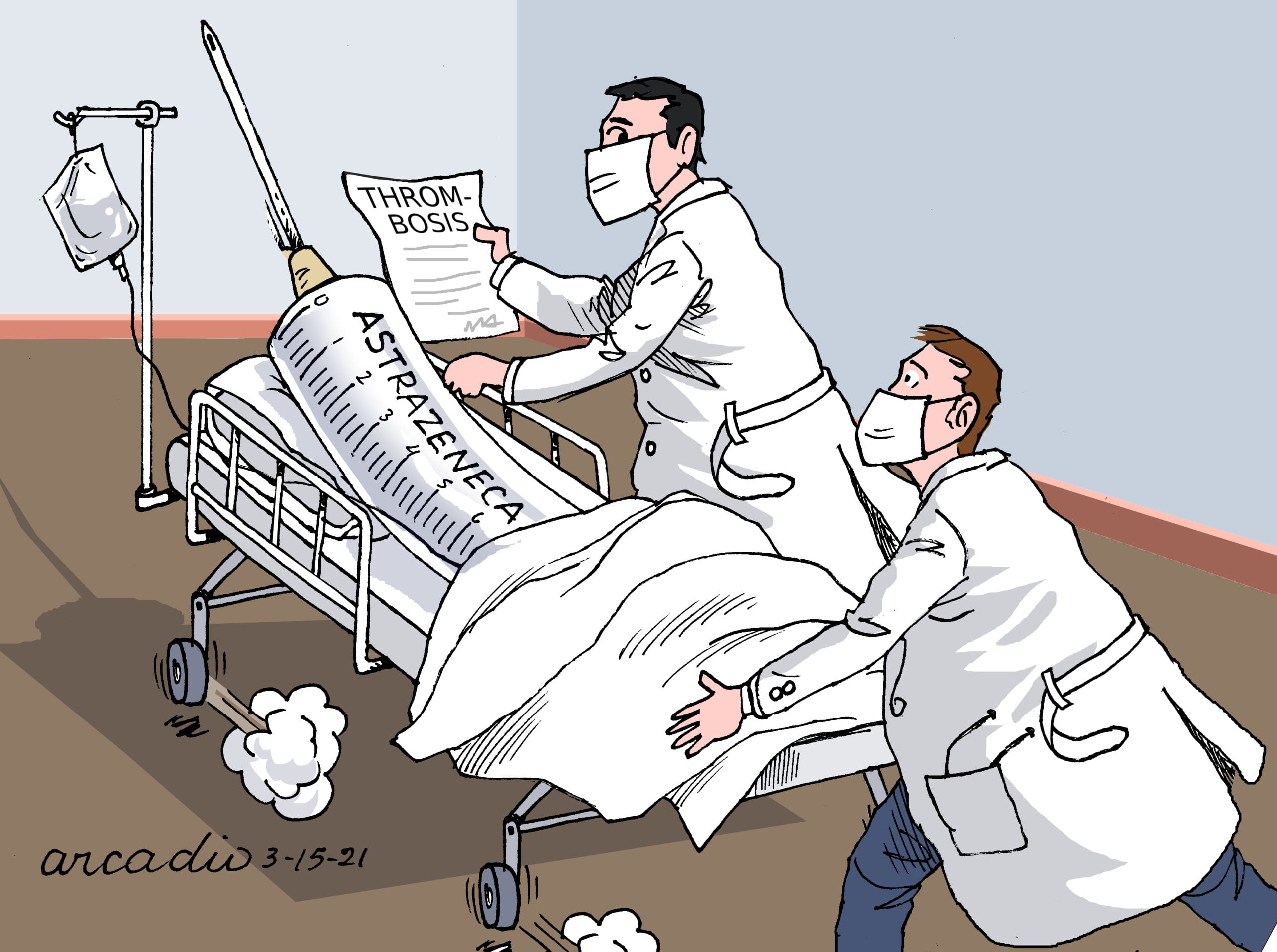 Astrazeneca In Emergency. - Toons Mag