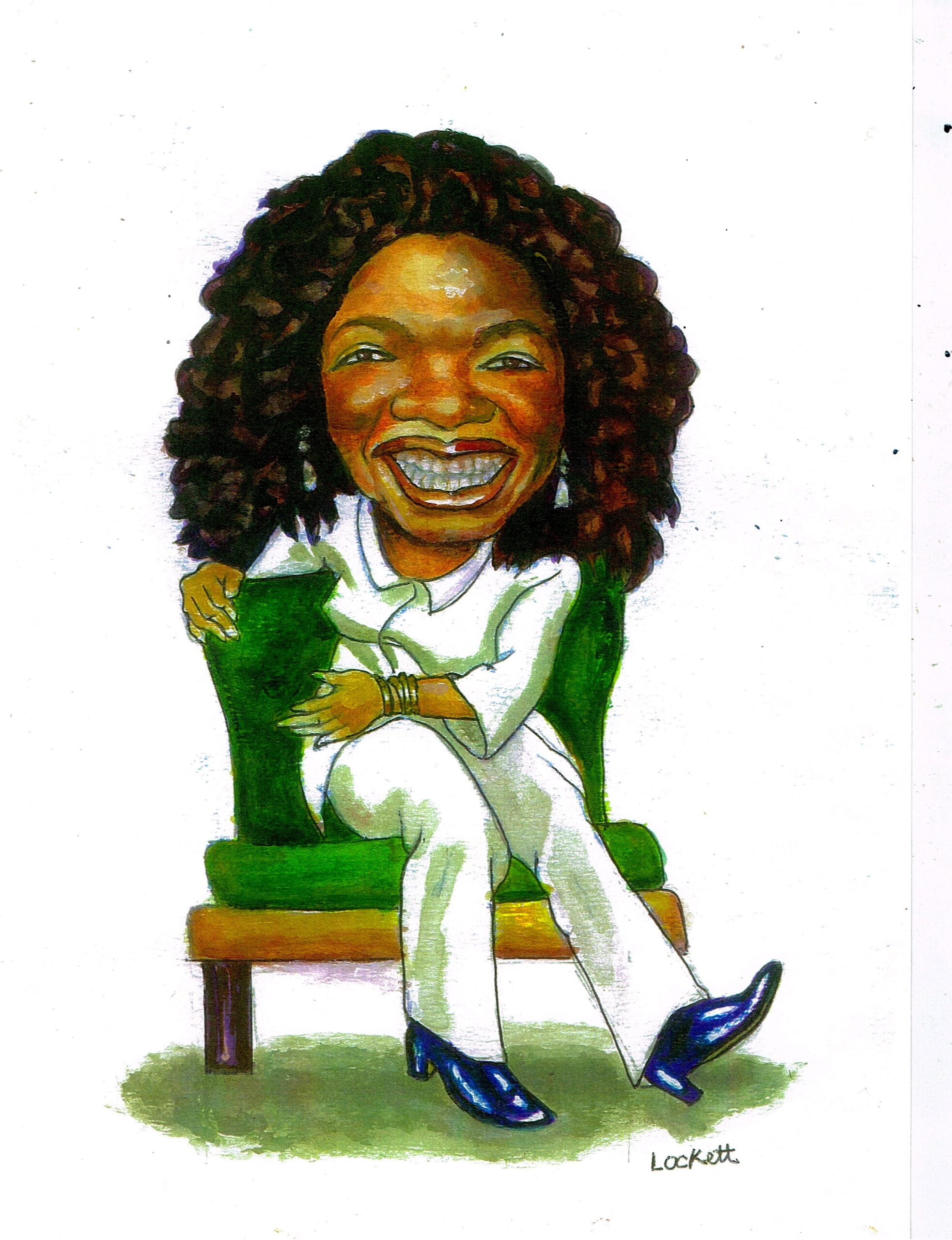 Oprah Cartoon Drawing